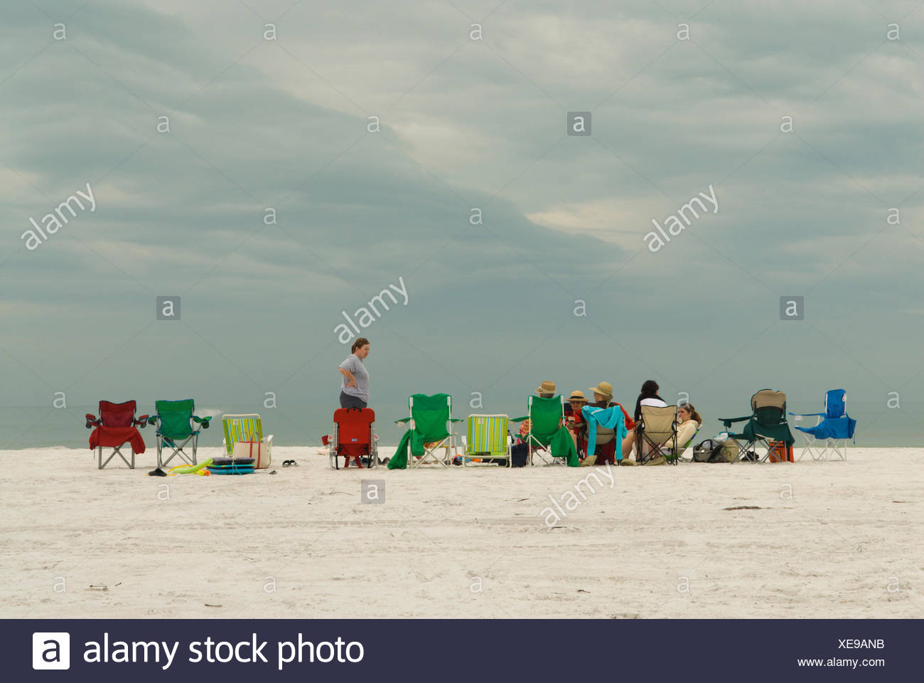 People In Beach Chairs High Resolution Stock Photography and Images - Alamy