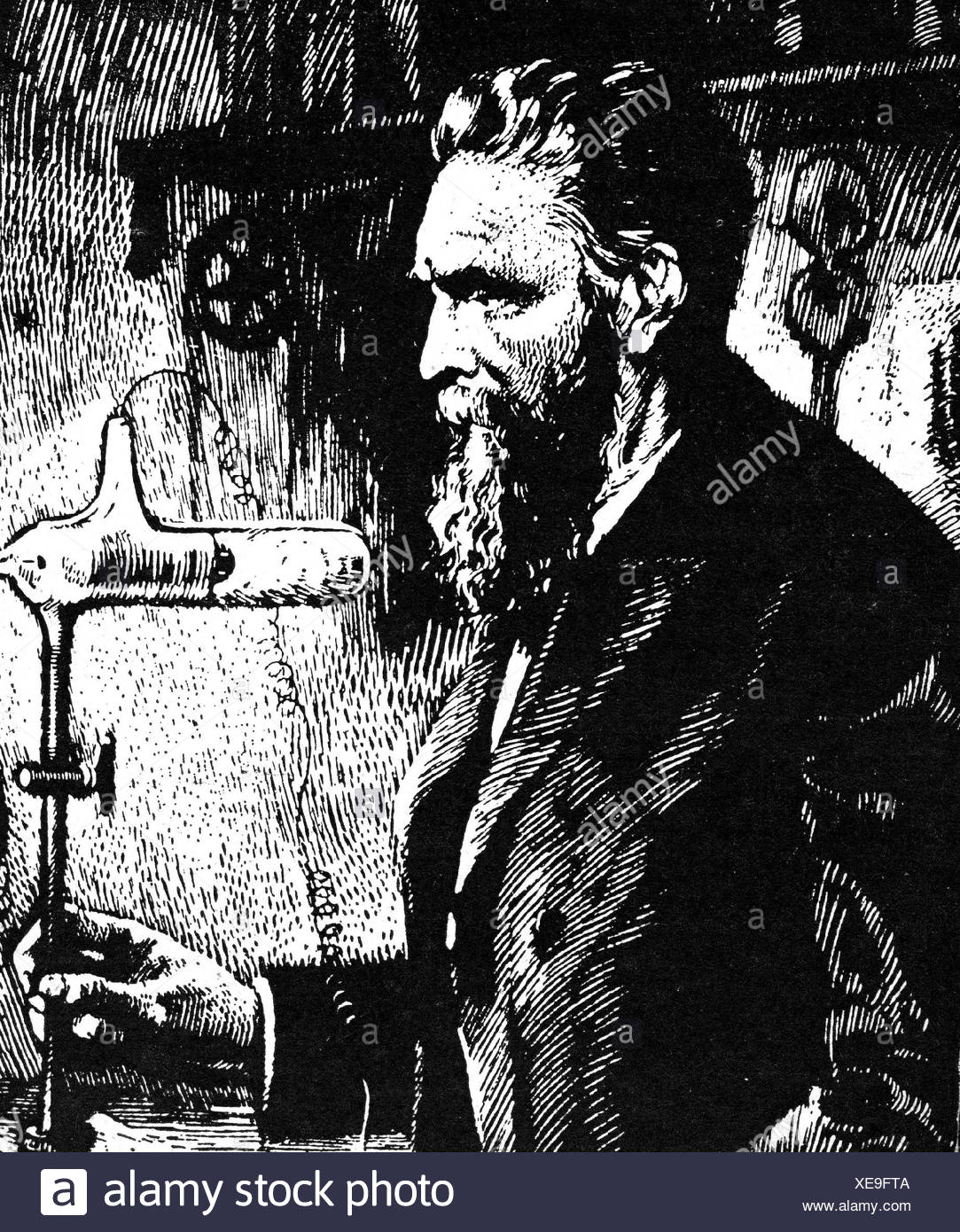 Wilhelm Roentgen German Physicist High Resolution Stock Photography and ...