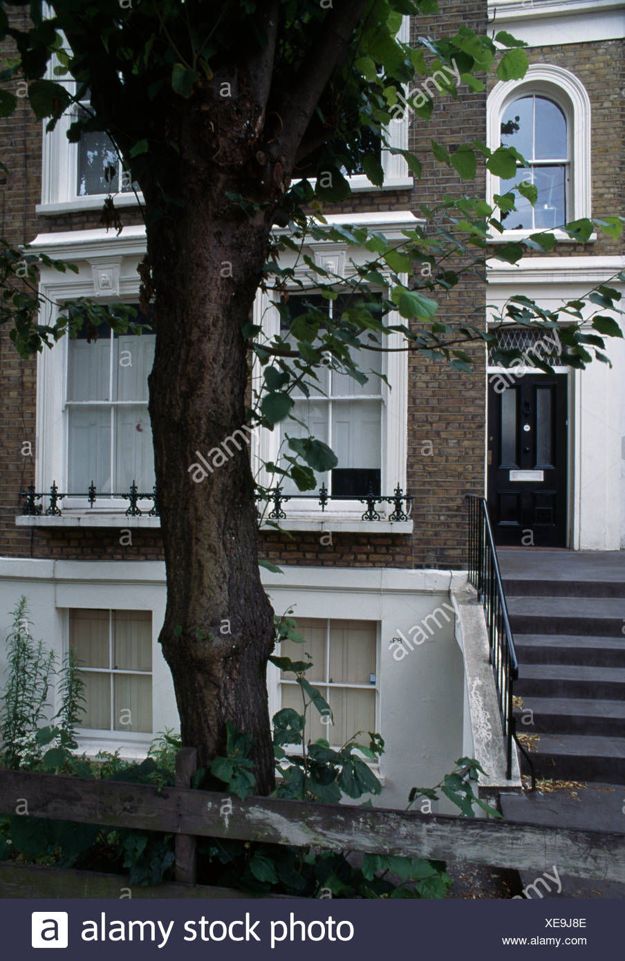 Exteriors Victorian Terraced Townhouse High Resolution Stock ...