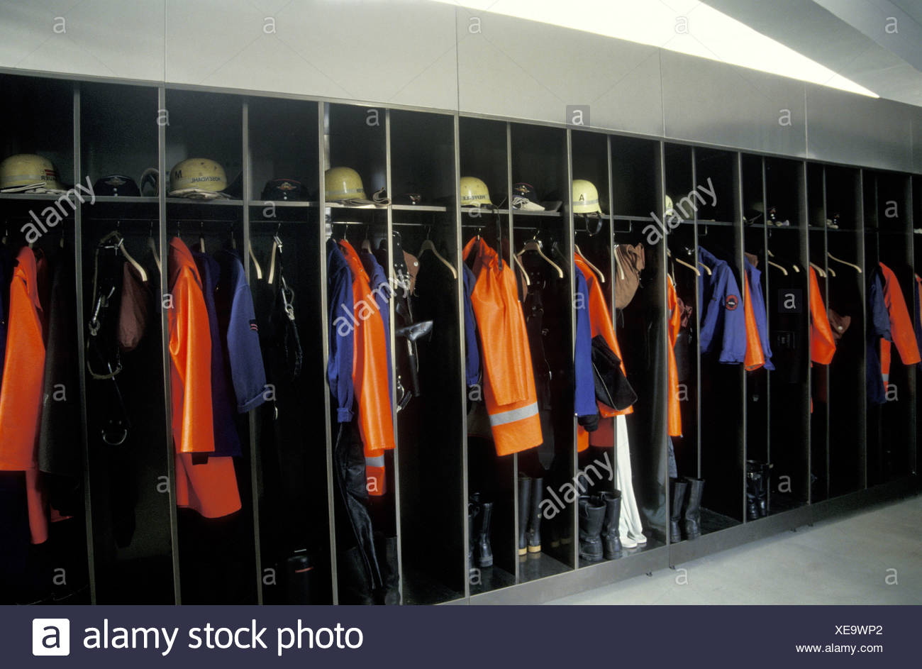 Firefighter Lockers High Resolution Stock Photography and Images - Alamy