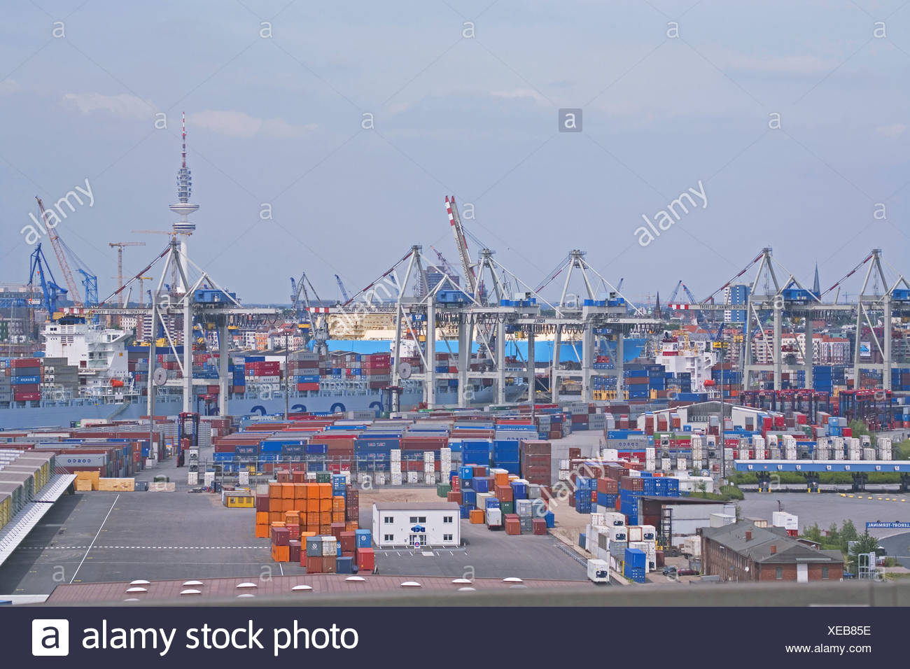Hhla Container Terminal Tollerort High Resolution Stock Photography and ...