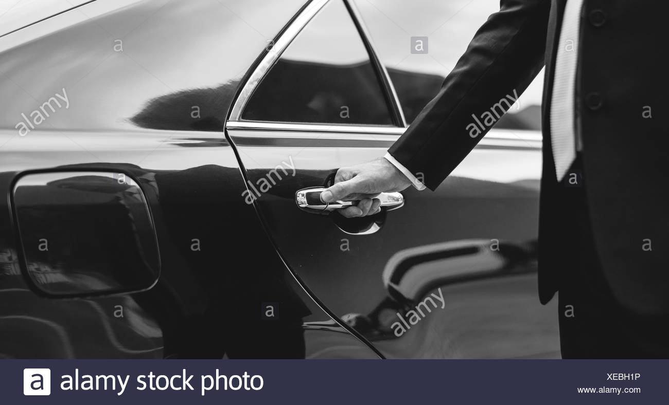 Limousine Door Black and White Stock Photos & Images - Alamy