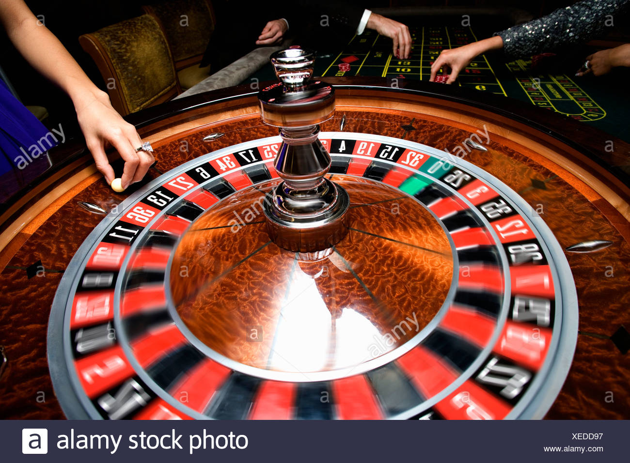 Image Casino Roulette Wheel Ball Stock Photos & Image Casino Roulette ...