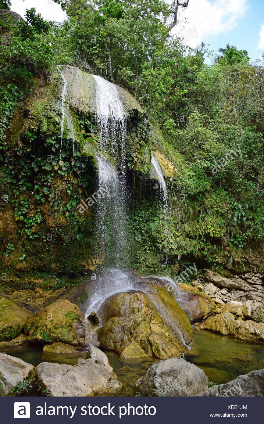 El Nicho Waterfall High Resolution Stock Photography and Images - Alamy