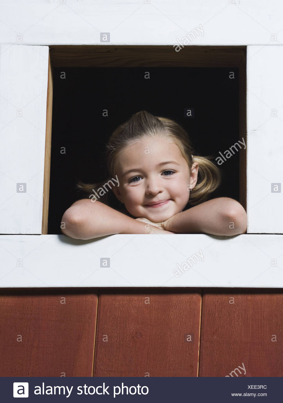 Girl Climbing Window High Resolution Stock Photography and Images - Alamy