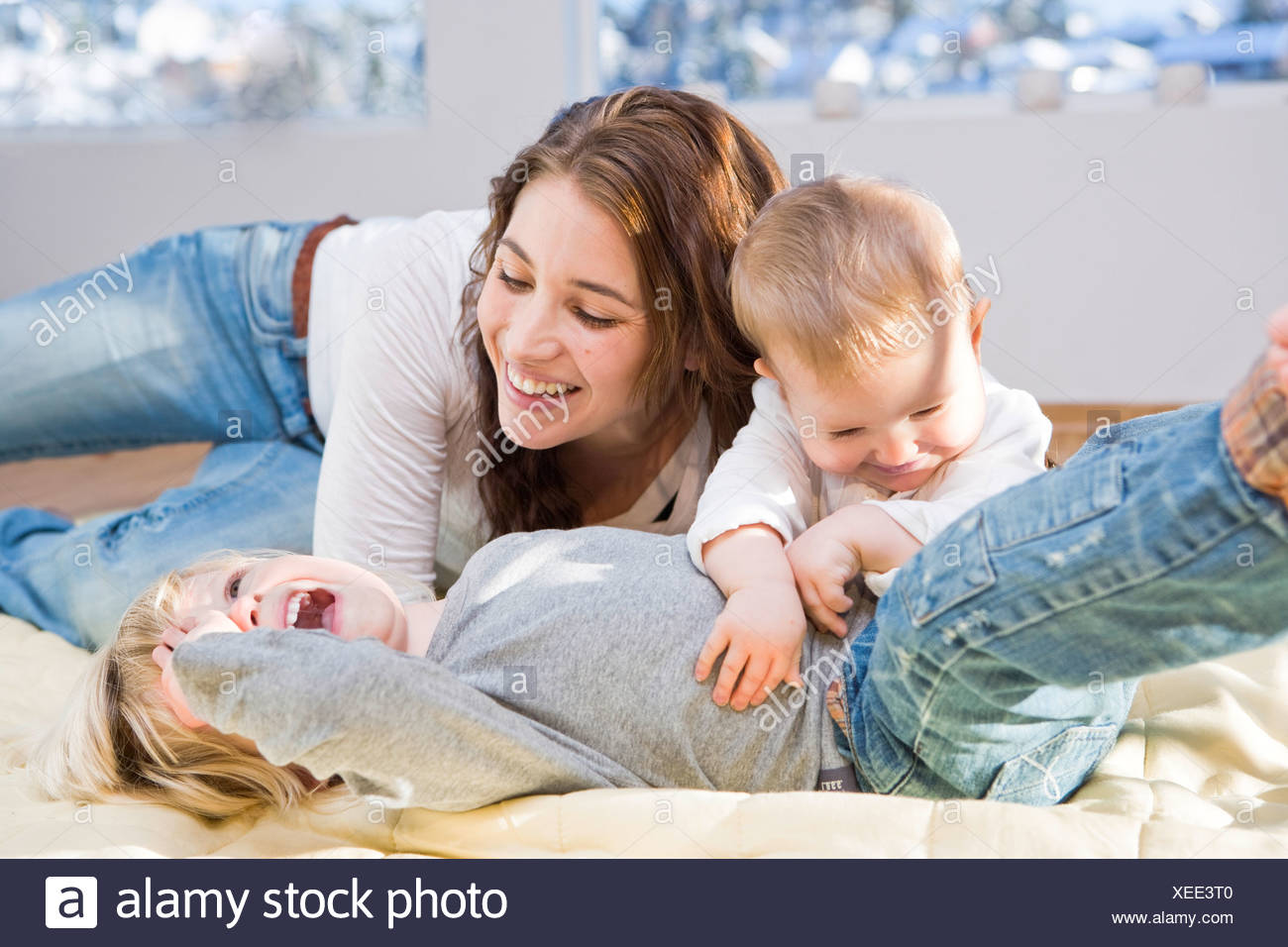 Cuddling Children High Resolution Stock Photography and Images - Alamy
