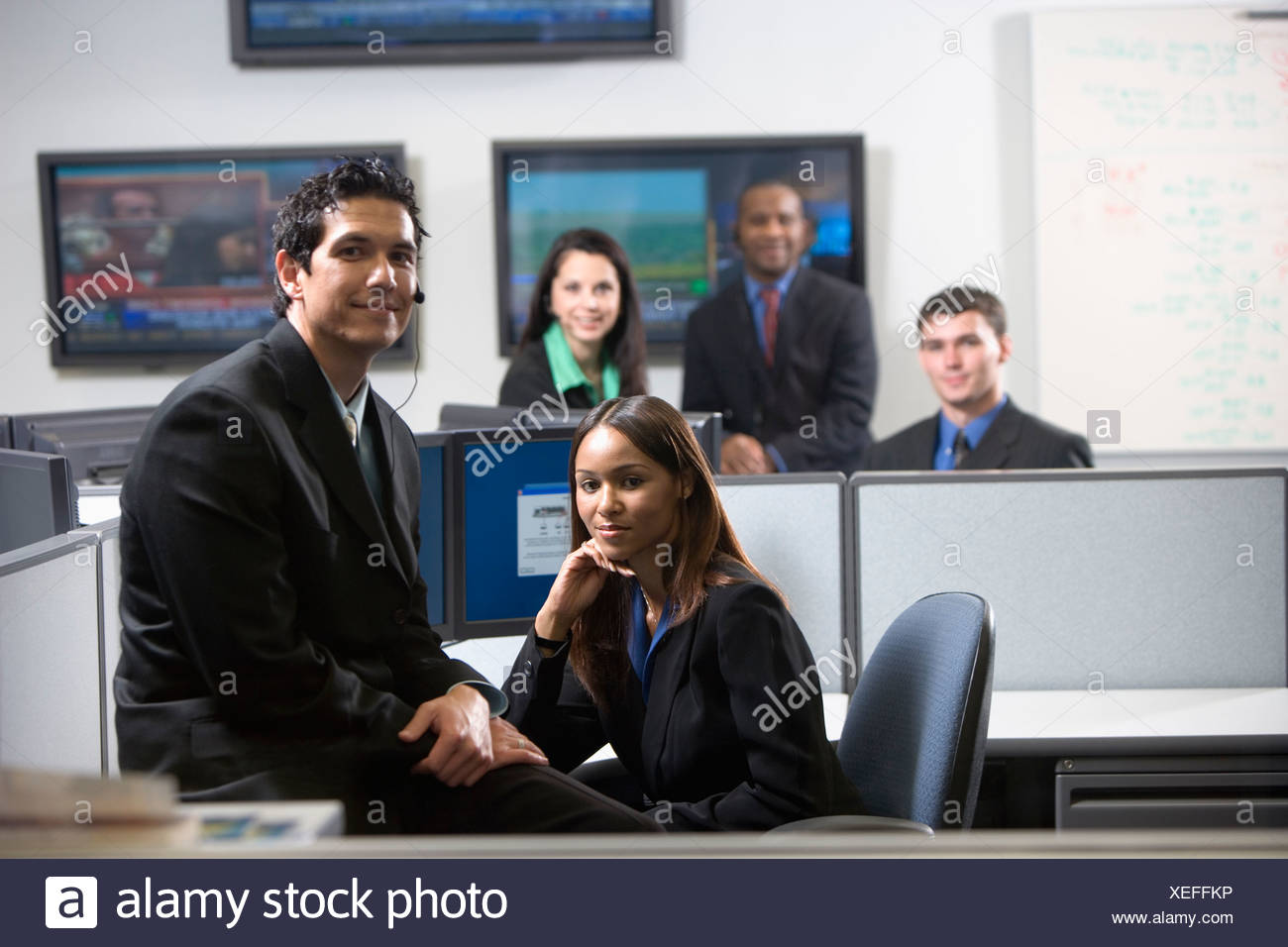 Busy Office Cubicles High Resolution Stock Photography and Images - Alamy