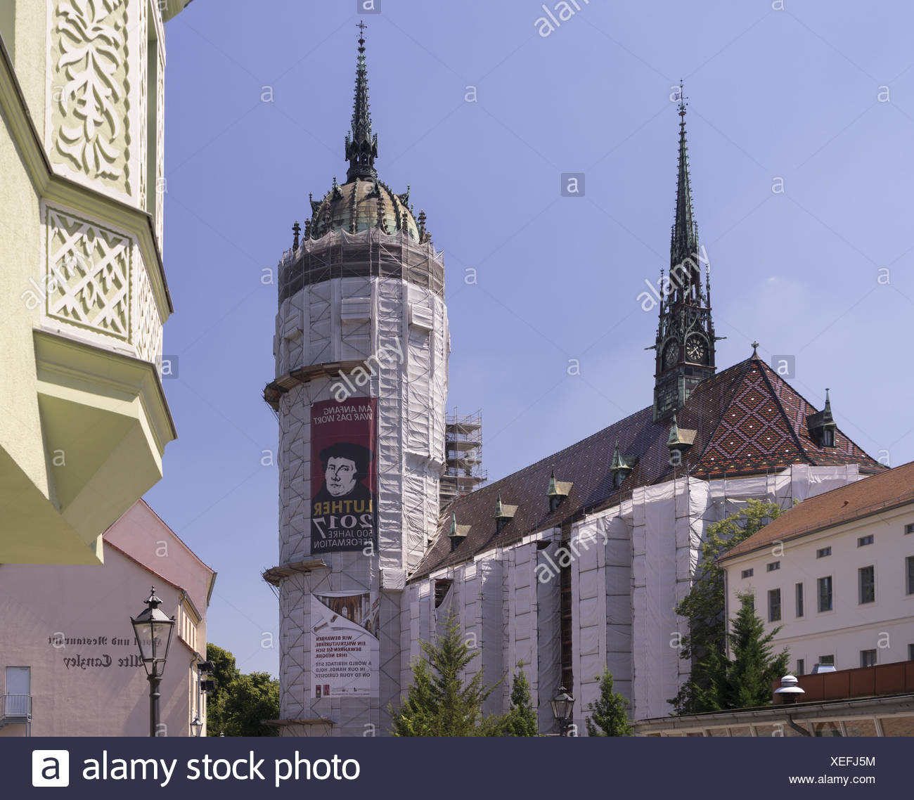 Castle Church Wittenberg High Resolution Stock Photography and Images ...