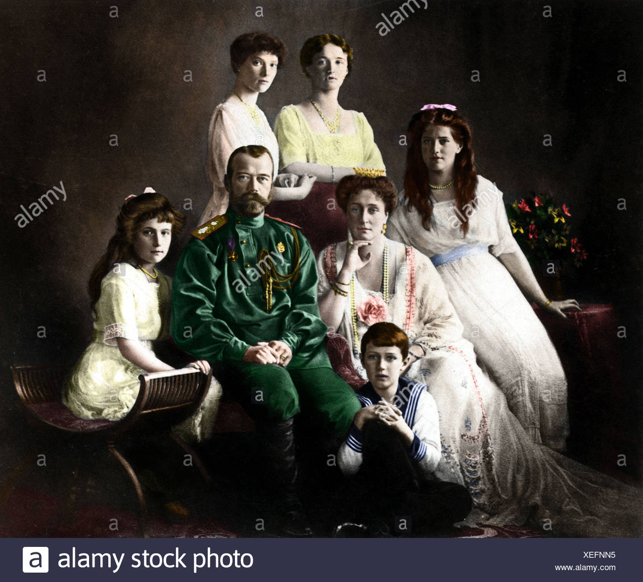 Nicholas Ii Alexandrovich Family High Resolution Stock Photography and ...