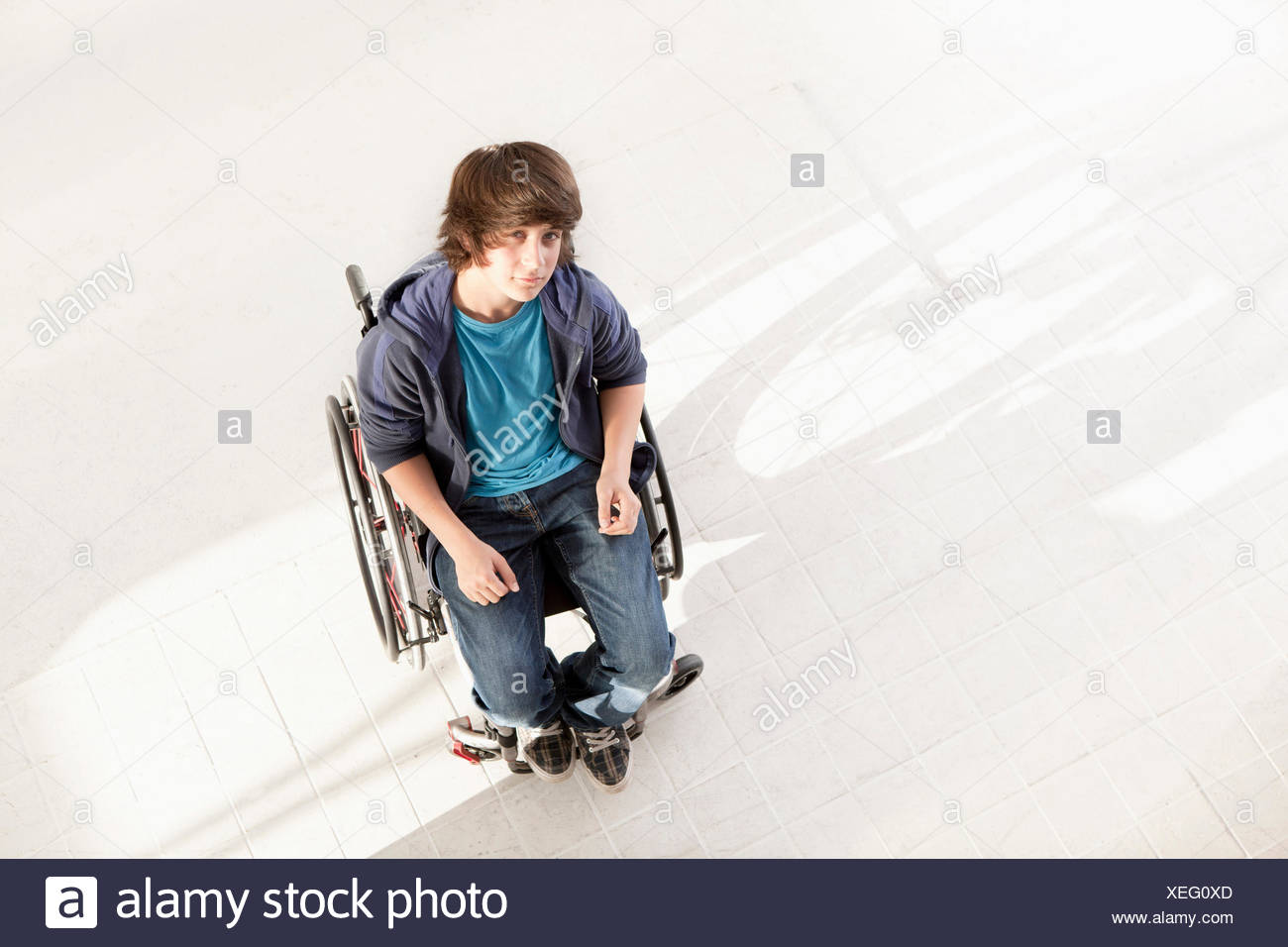 Boy In Wheelchair High Resolution Stock Photography and Images - Alamy