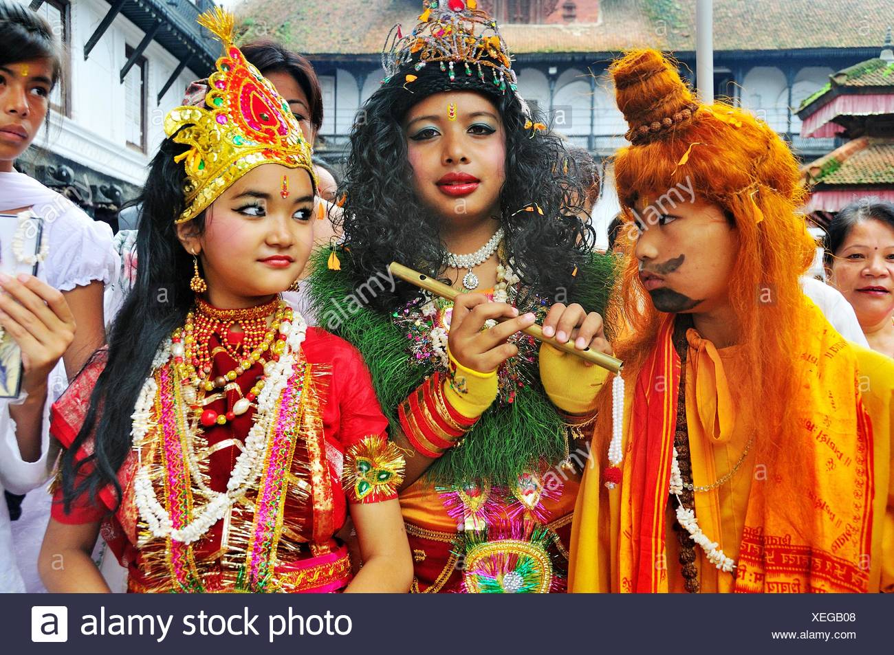 Nepal Kathmandu Gai Jatra High Resolution Stock Photography and Images ...
