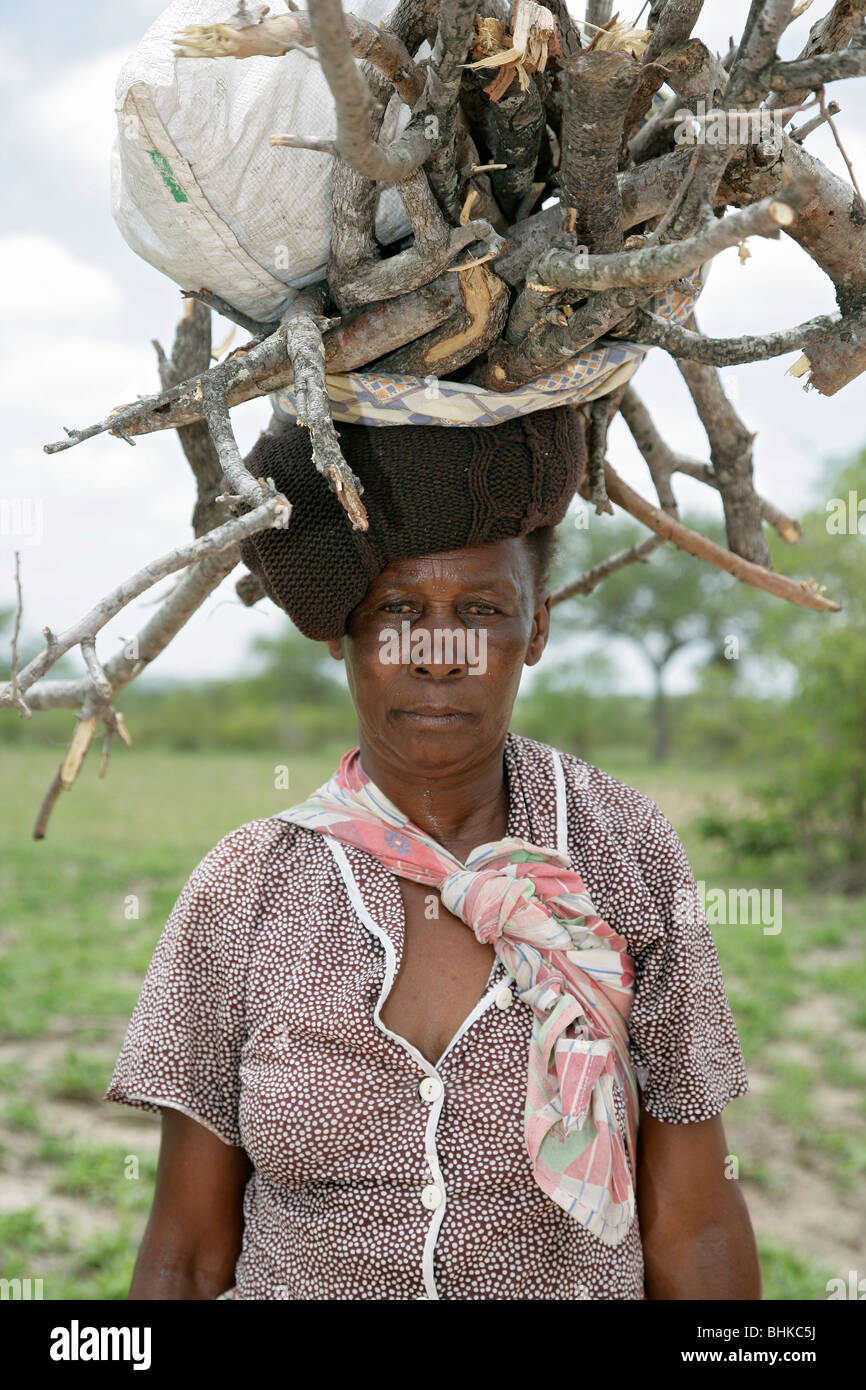 African Carrying Firewood Woman Carrying Firewood, Ouadane,