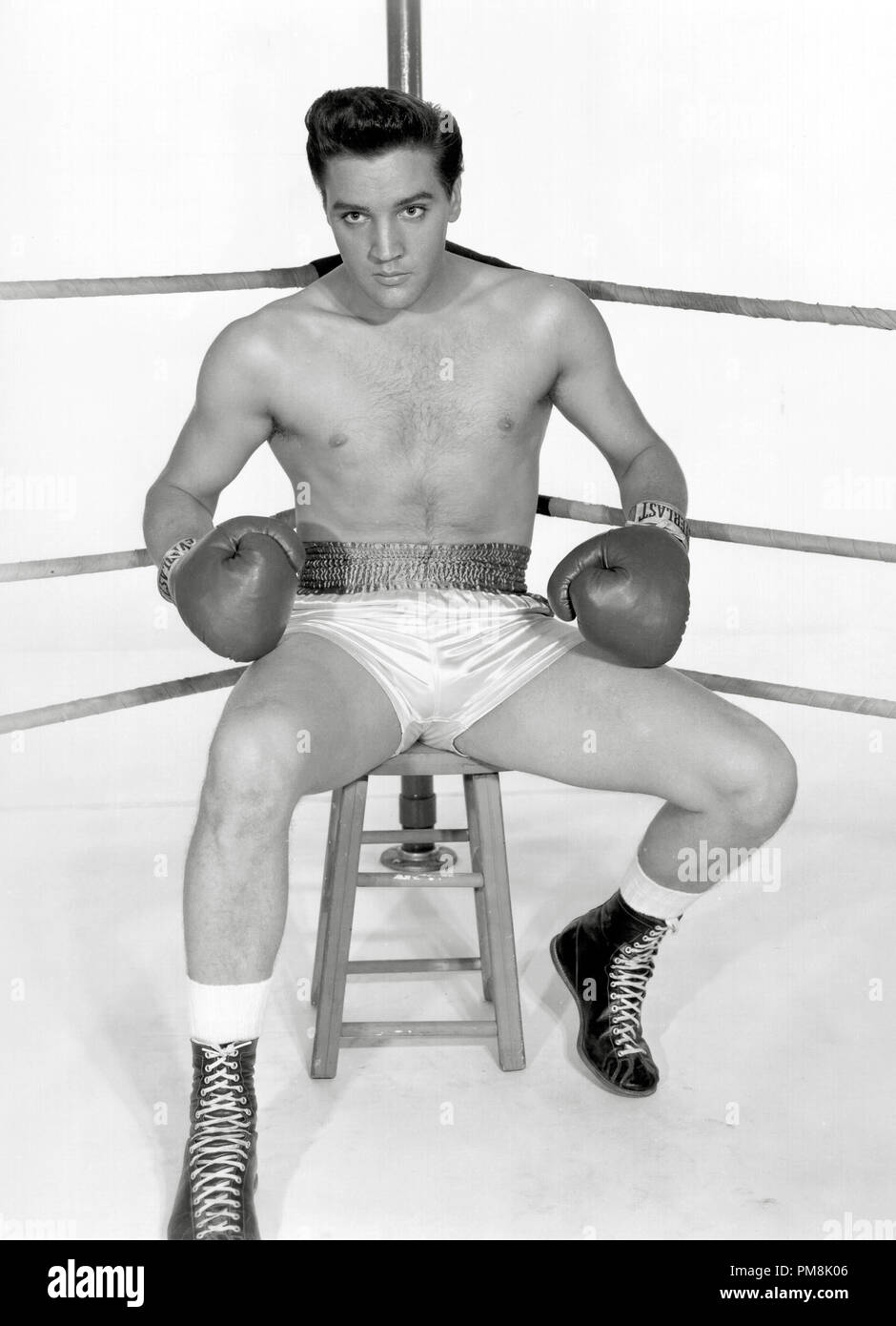 (Archival Classic Cinema - Elvis Presley Retrospective) Elvis Presley, "Kid Galahad" 1962 File ...