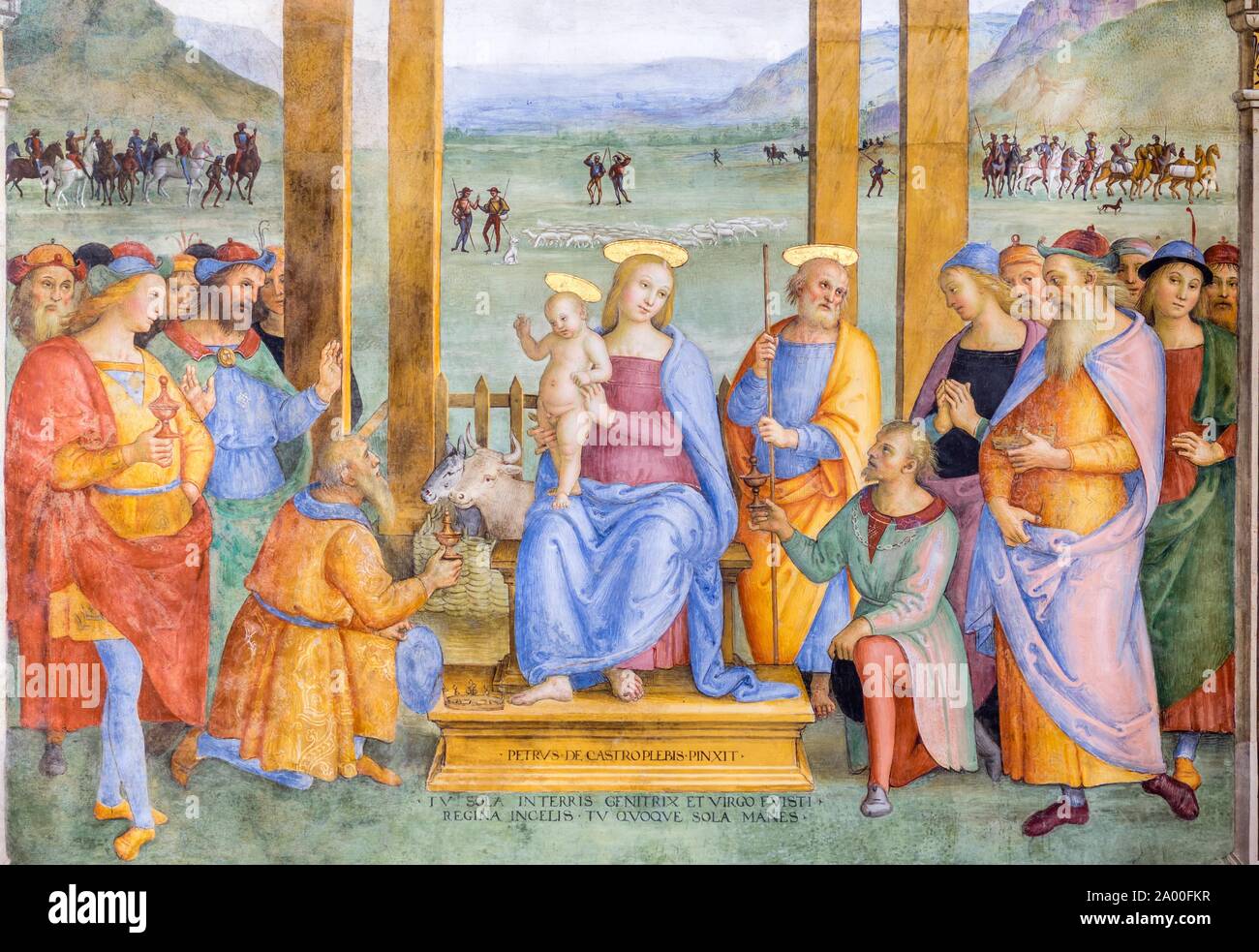 Fresko von pietro perugino genannt perugino -Fotos und -Bildmaterial in hoher Auflösung – Alamy