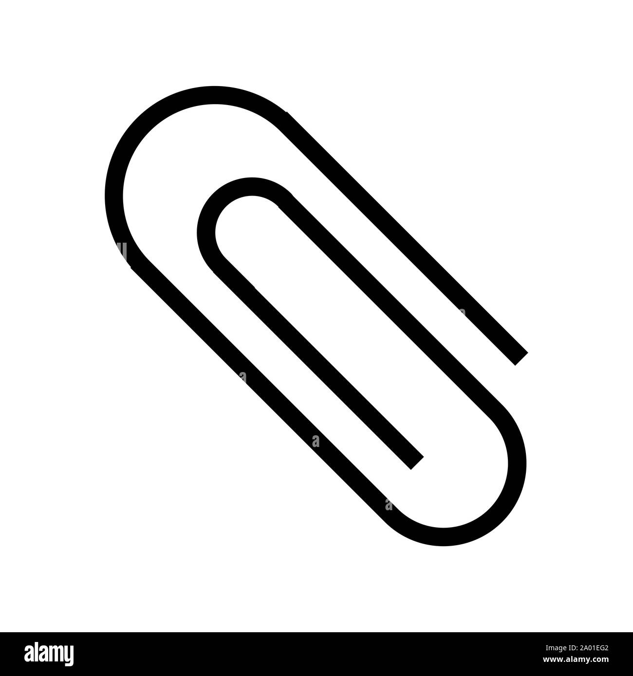 Büroklammer Vector Illustration, E-Mail-Anhang Dateien. Perfekt für ...