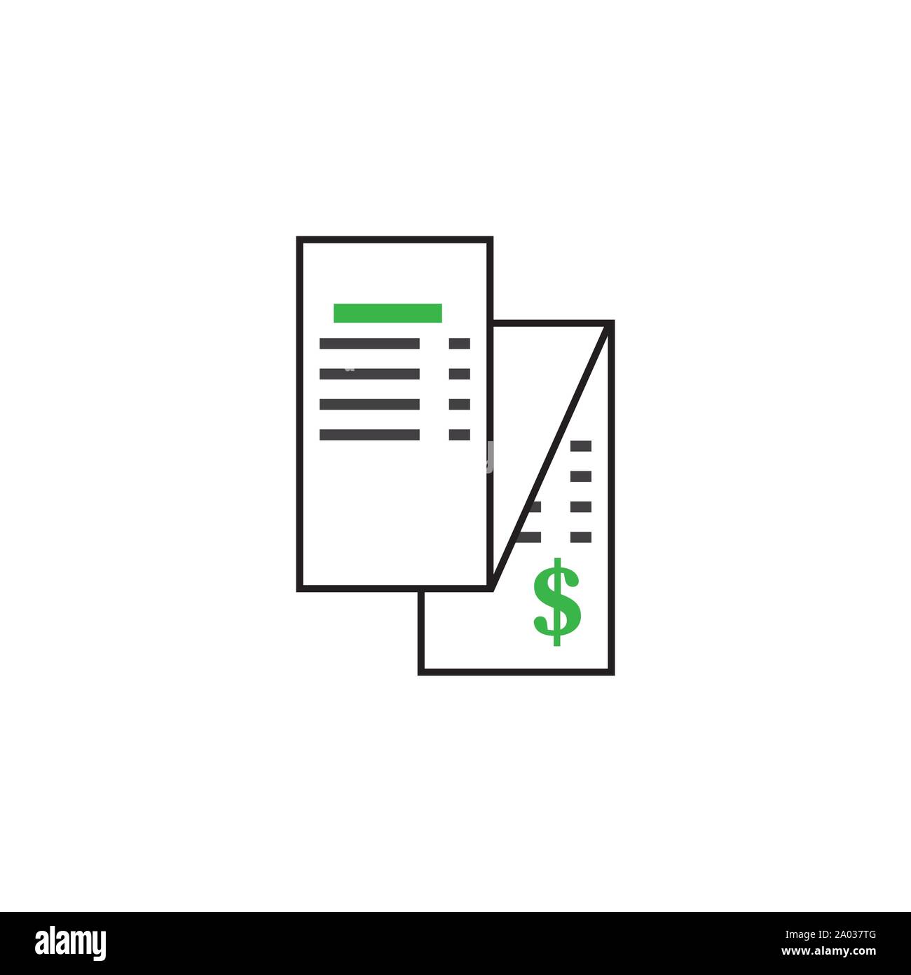 Rechnung vorlage vektor -Fotos und -Bildmaterial in hoher Auflösung – Alamy