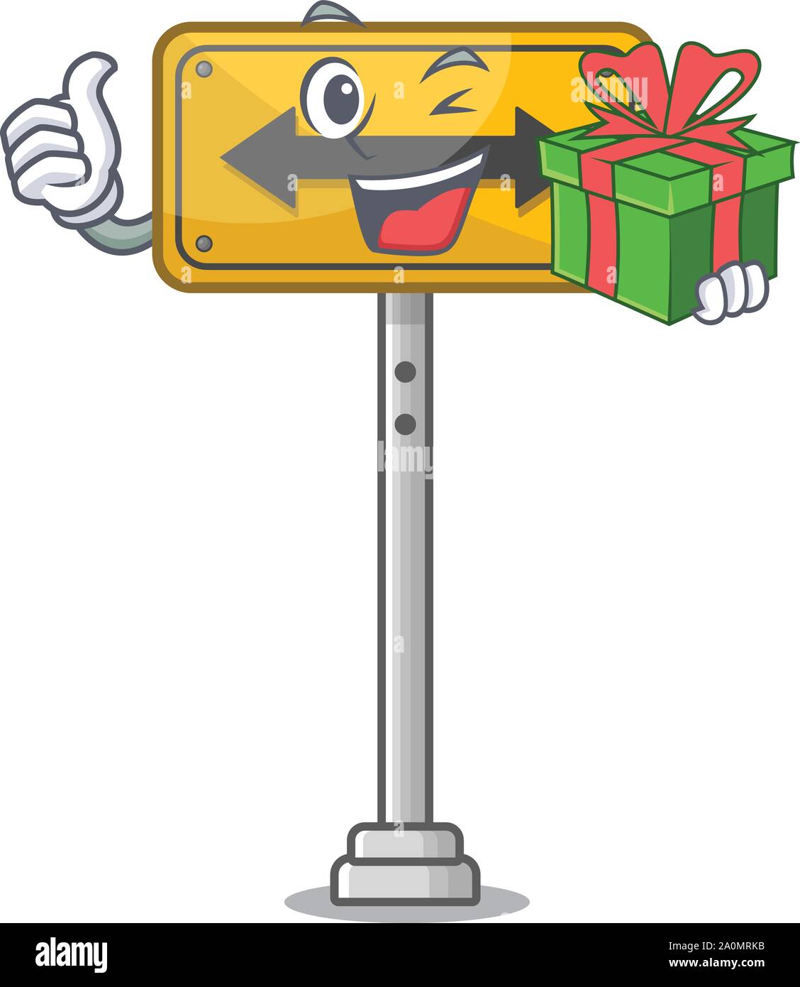 Sign giving directions Stock-Vektorgrafiken kaufen - Alamy