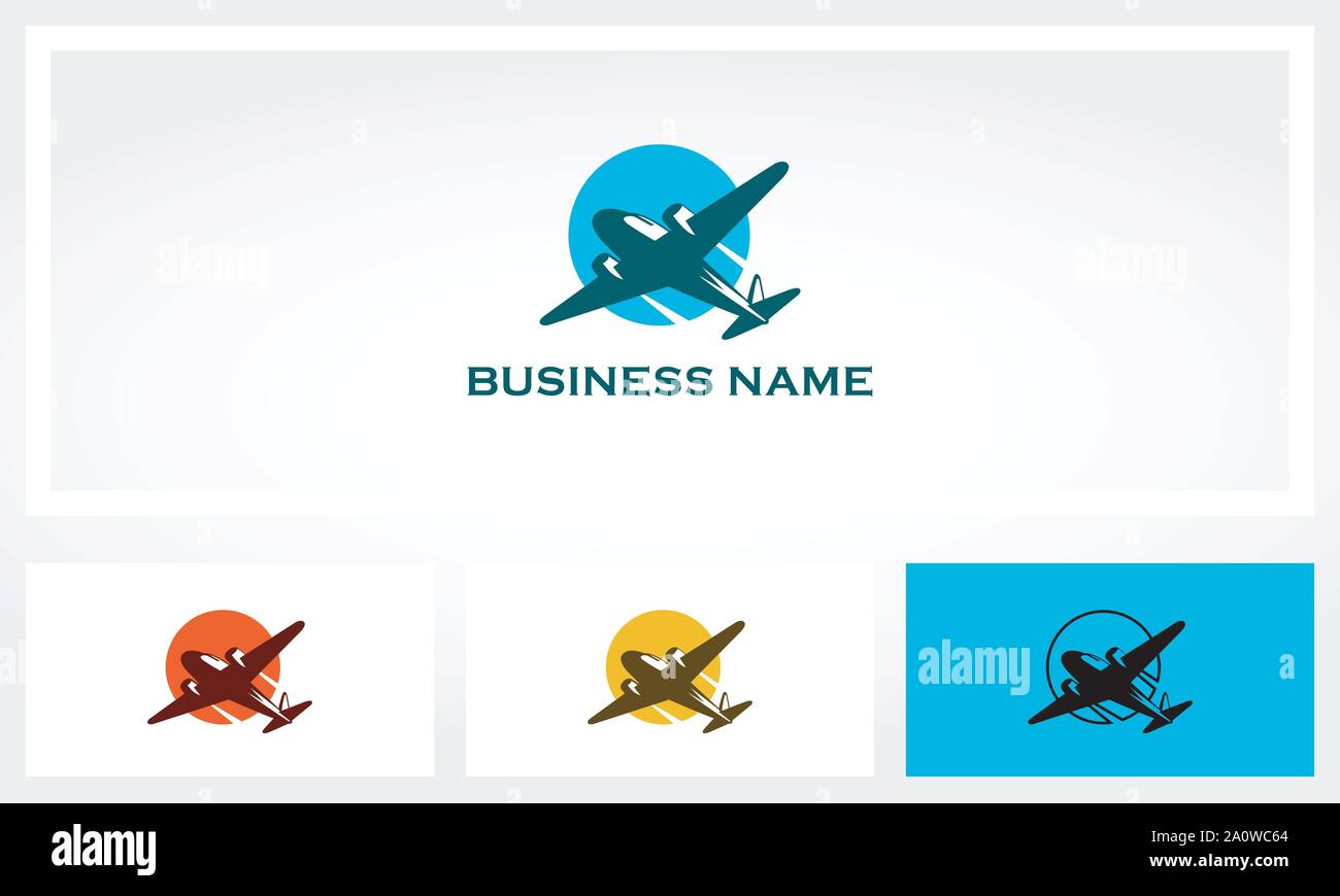 Flugzeug logo Stock-Vektorgrafiken kaufen - Alamy