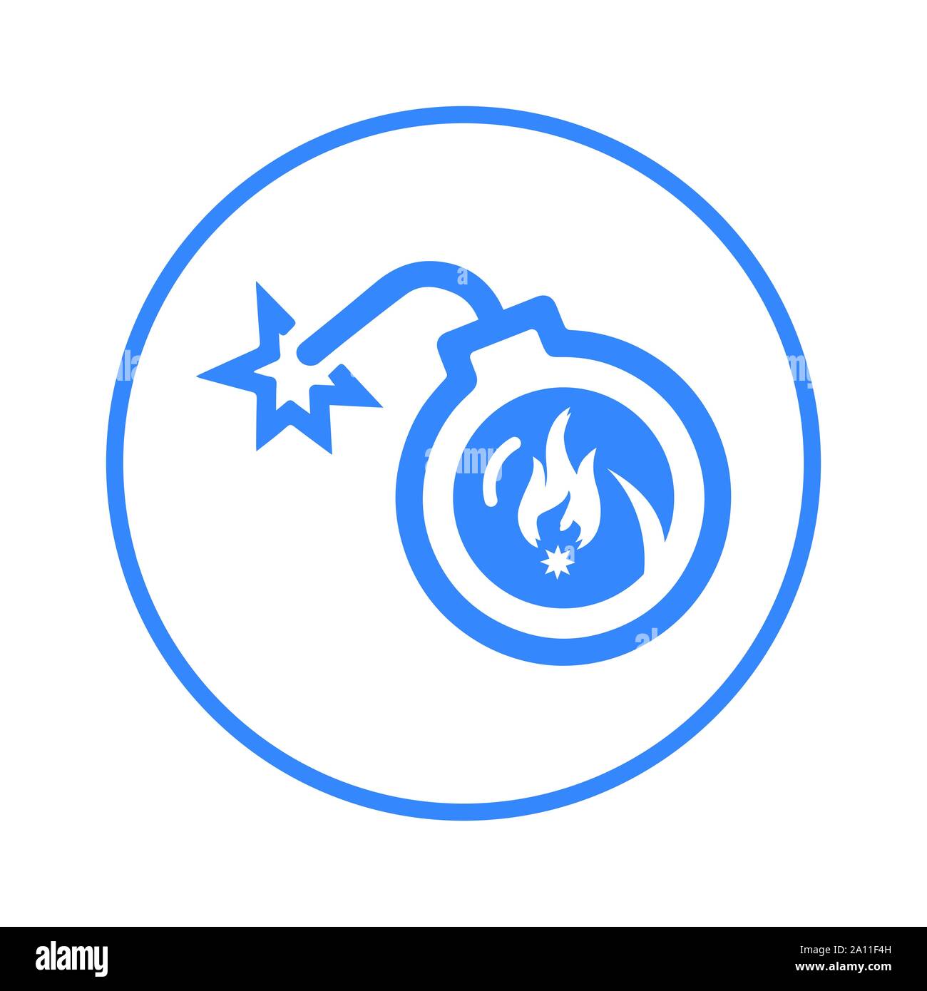 Bombe, Attack, explodierende, Dynamit, TNT-Symbol. Gut organisiert und ...