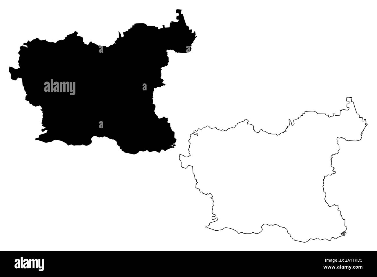 Lowetsch Provinz (Republik Bulgarien, Provinzen von Bulgarien) Karte ...