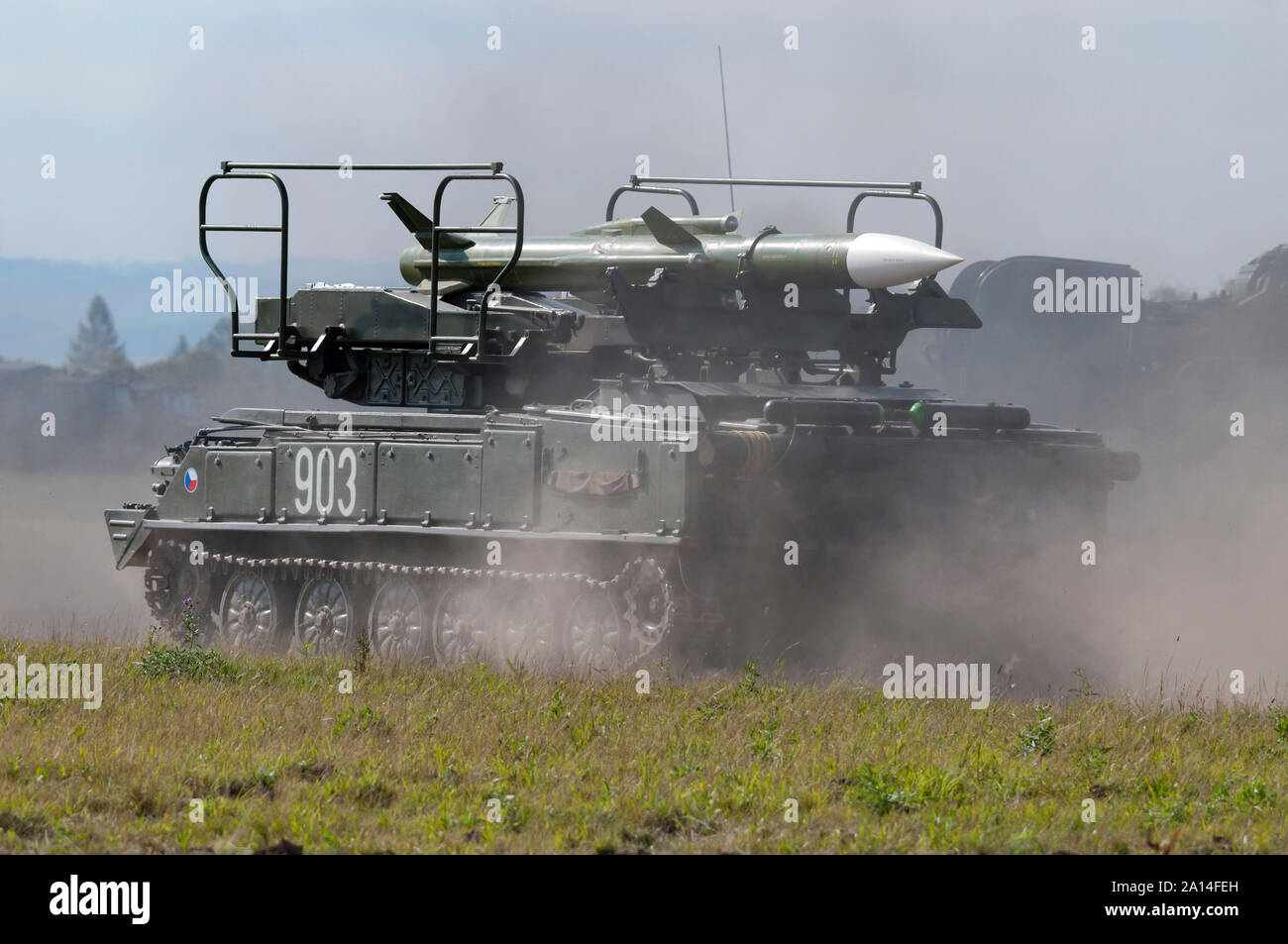 Tschechische Armee 2 K12 Kub (NATO-Bezeichnung SA-6 Erwerbstätigkeit ...