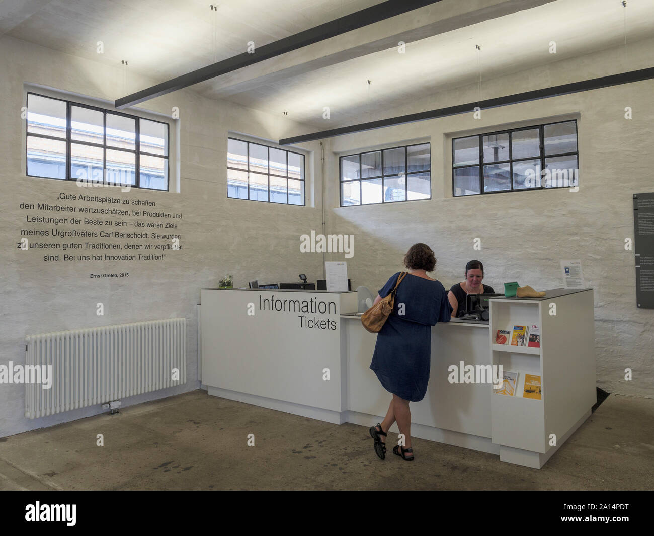 Besucherzentrum, Fagus Werk durch archtect Bauhaus Walter Gropius 1911 ...