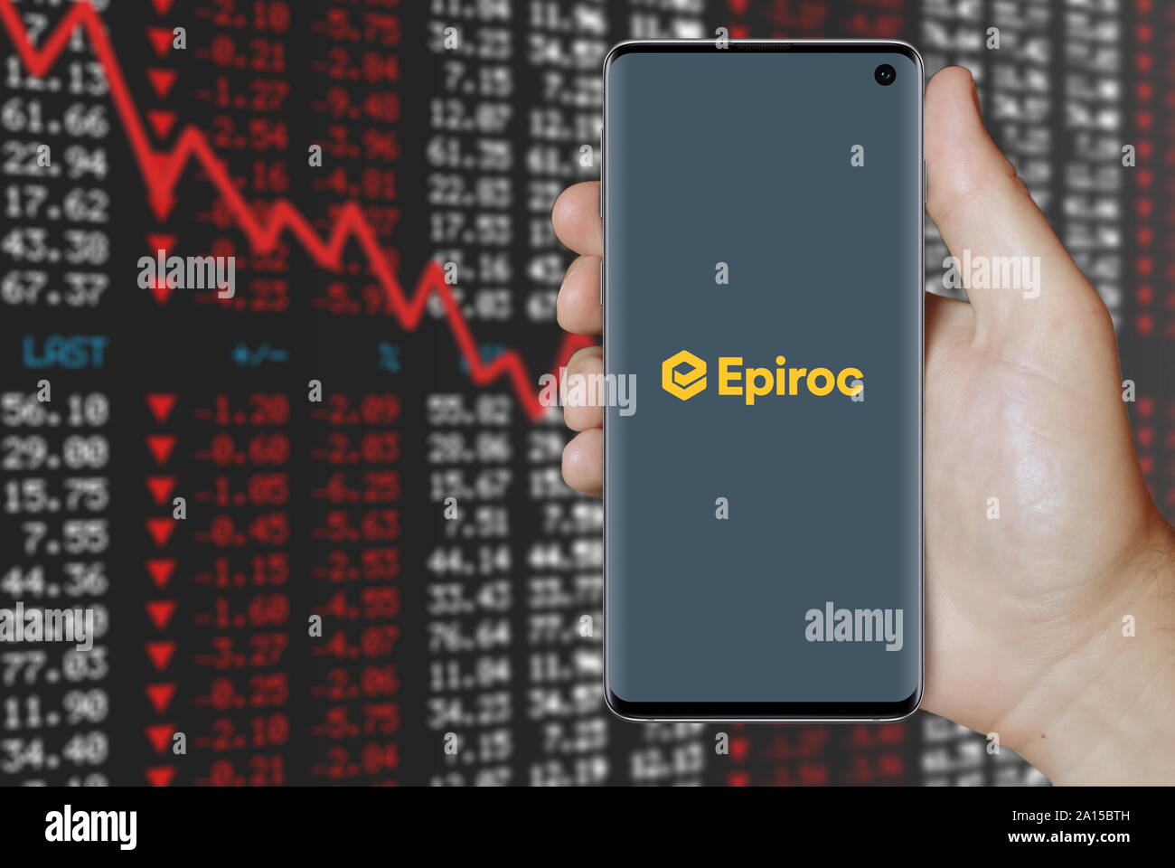 Logo epiroc -Fotos und -Bildmaterial in hoher Auflösung – Alamy