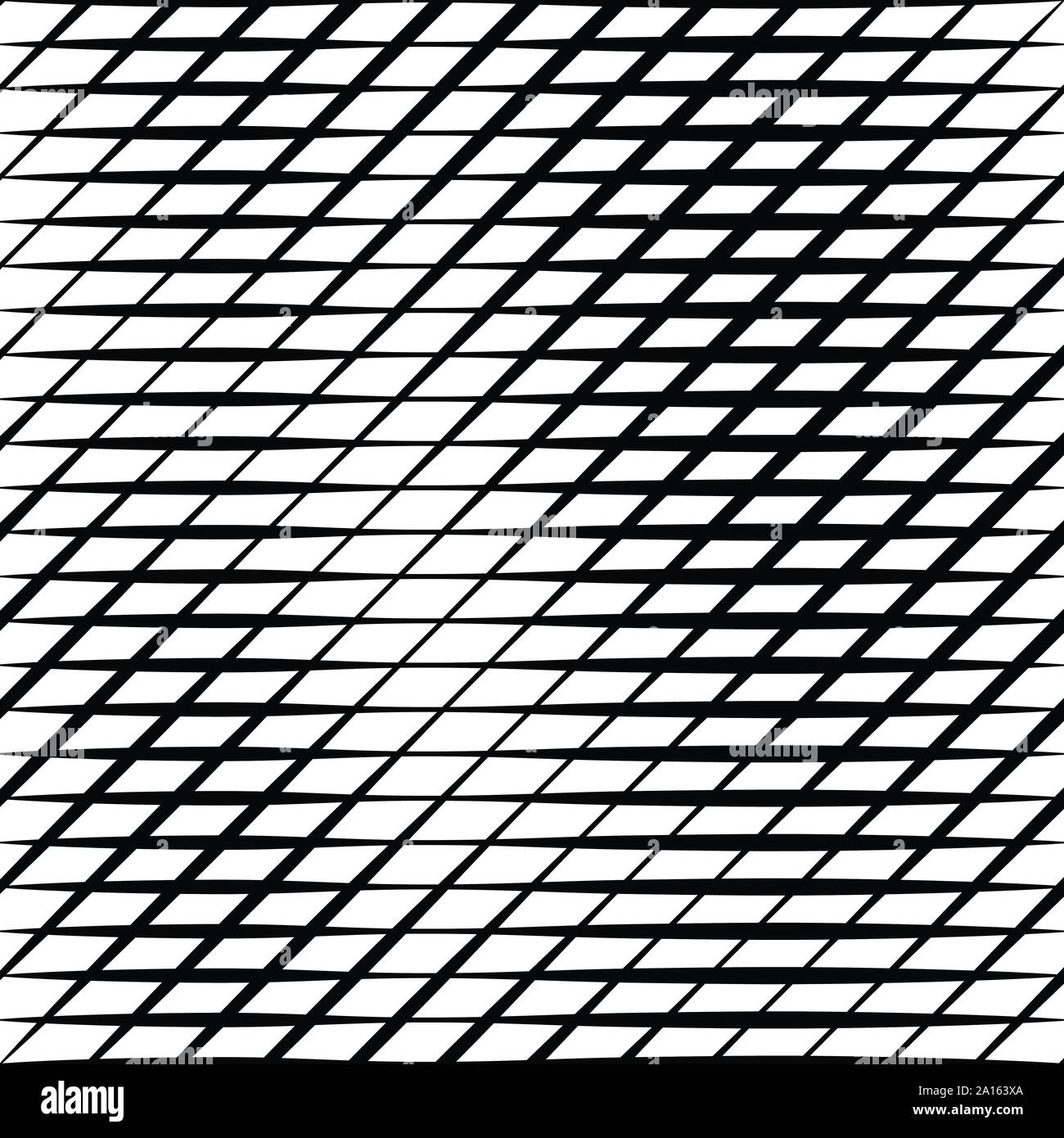 Skew, diagonal, schrägen Raster, Gitter. Cellular, interlace ...