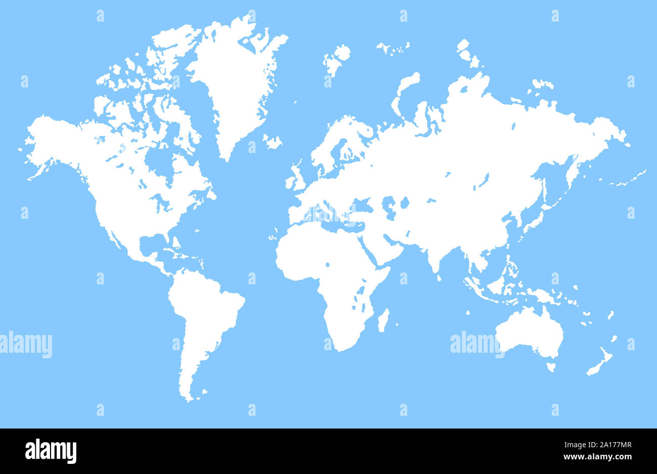2d world map -Fotos und -Bildmaterial in hoher Auflösung – Alamy
