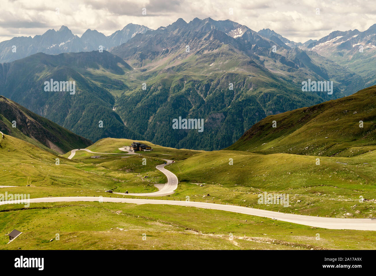 Großglockner Hochalpenstraße, Hochalpenstrasse, Panoramablick auf das ...