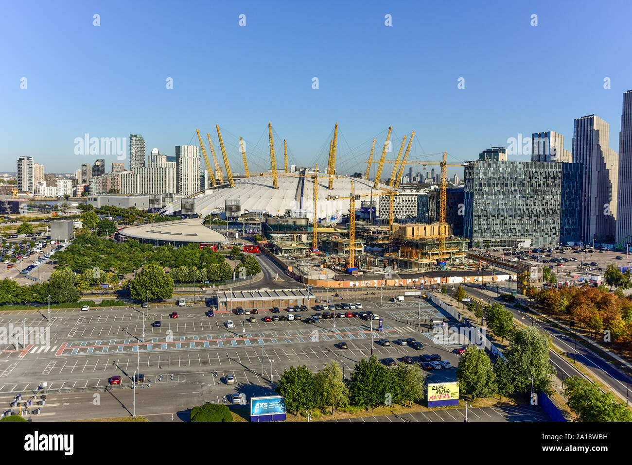 Luftaufnahme london themse o2 arena -Fotos und -Bildmaterial in hoher ...