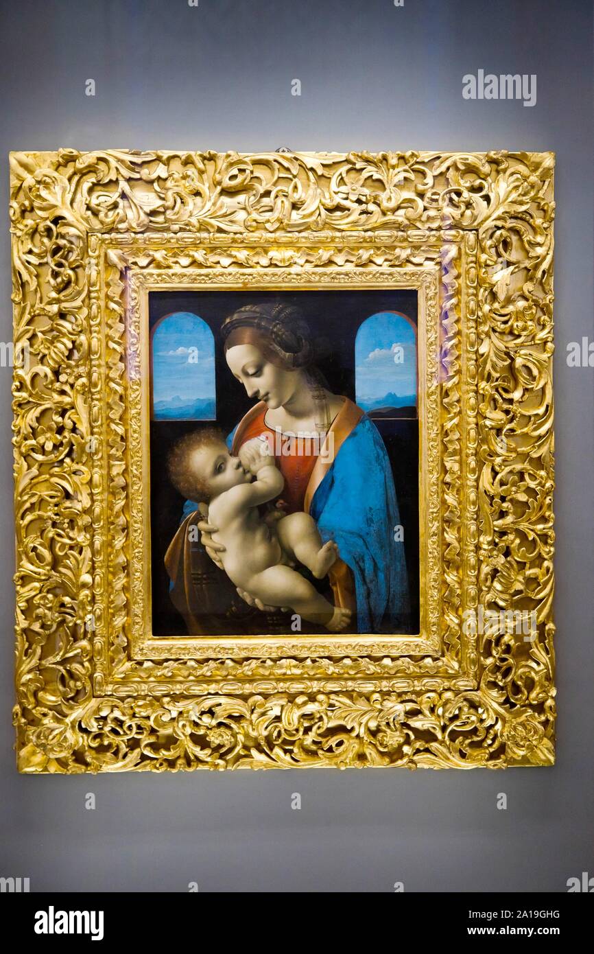 Madonna And Child Da Vinci Stockfotos und -bilder Kaufen - Alamy