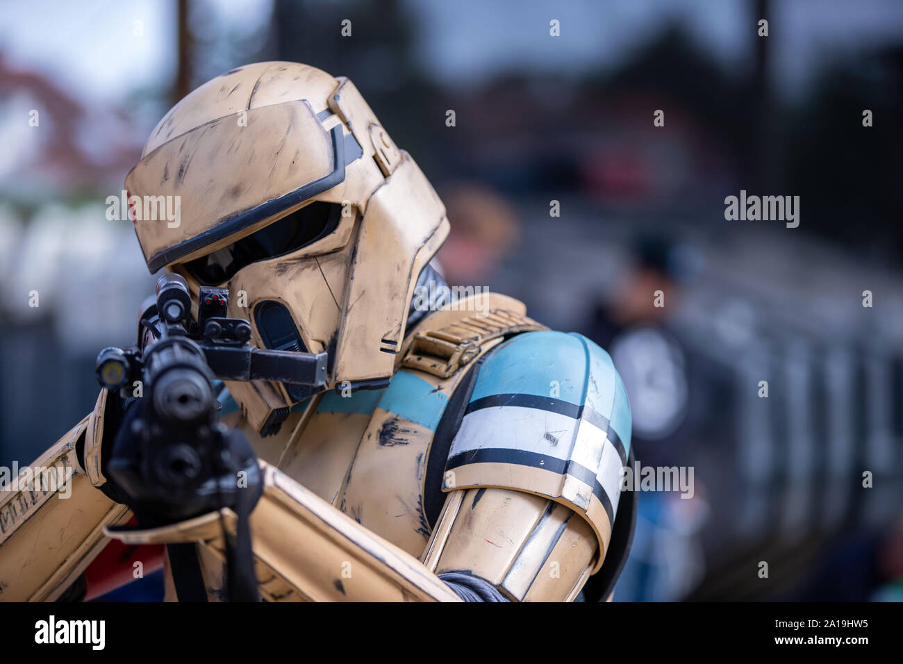 07. September 2019, Mecklenburg-vorpommern: Mitglieder der Legion 501 ...