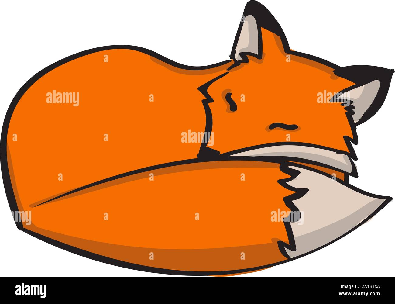 Sleepy animals Stock-Vektorgrafiken kaufen - Alamy