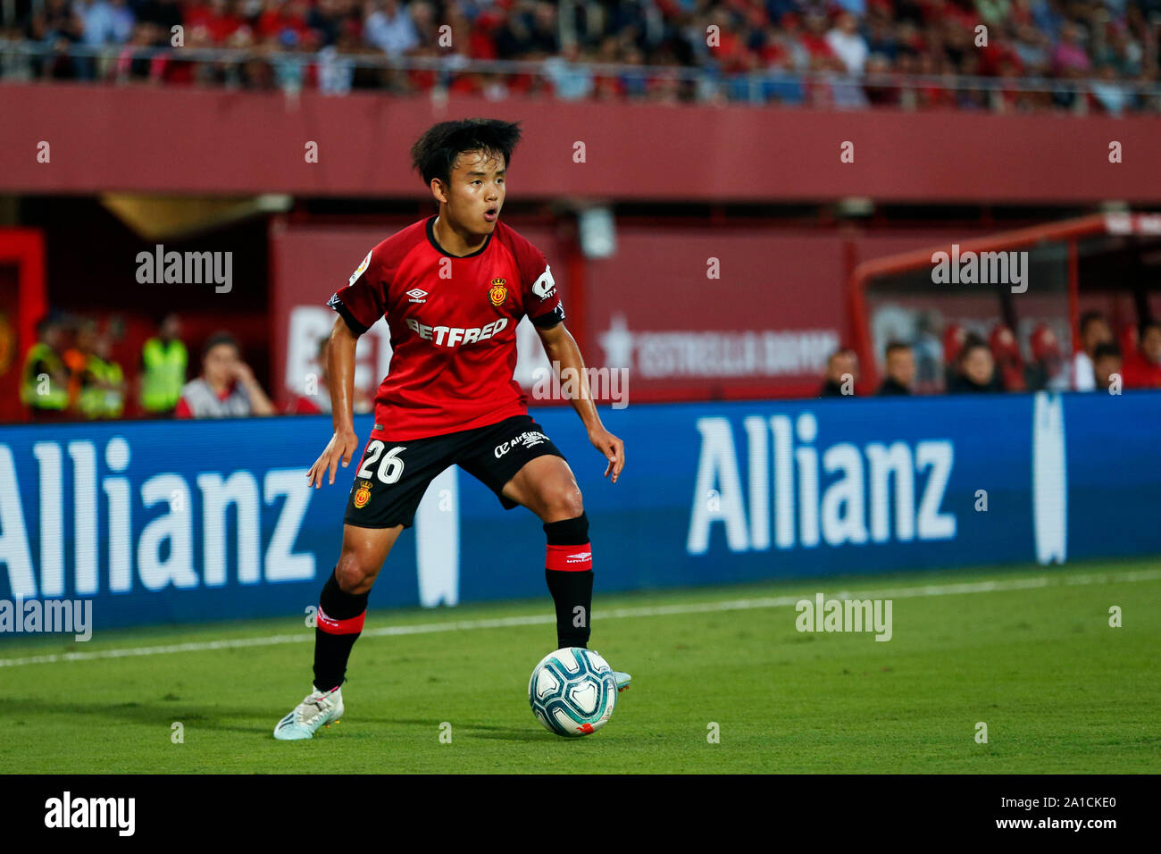 Palma de Mallorca, Spanien. Credit: D. 25. Sep 2019. Takefusa Kubo (Mallorca) Fußball: Spanisch ...