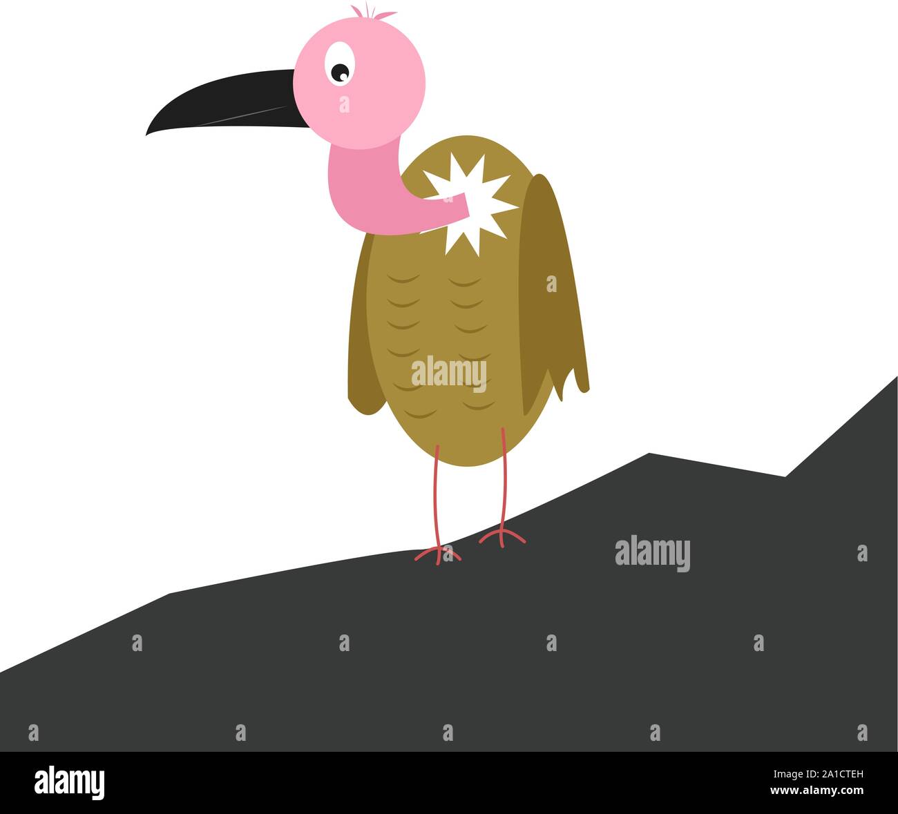 Geier cartoon Ausgeschnittene Stockfotos und -bilder - Alamy