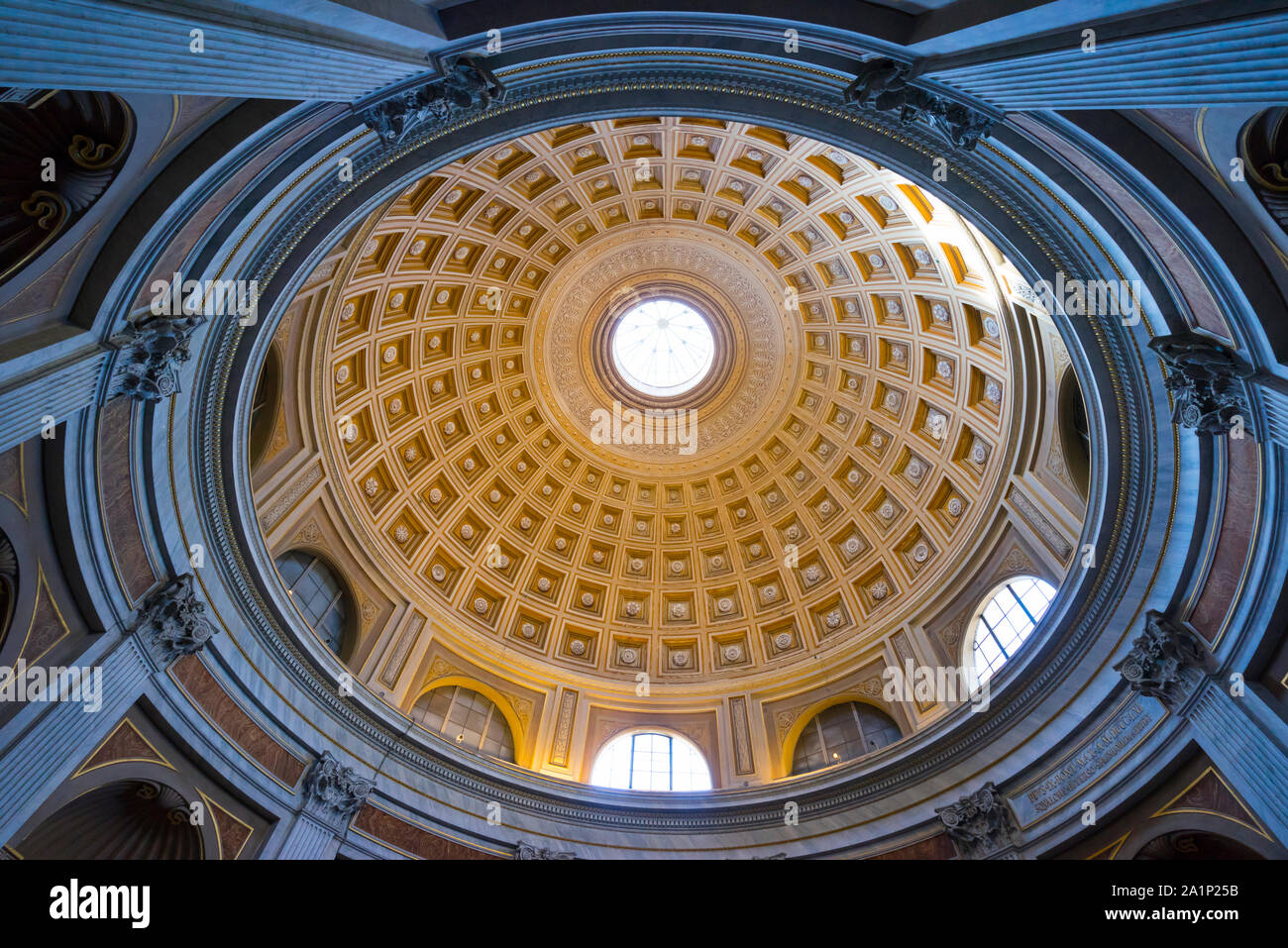 Round room pius clementine museum vatican -Fotos und -Bildmaterial in ...