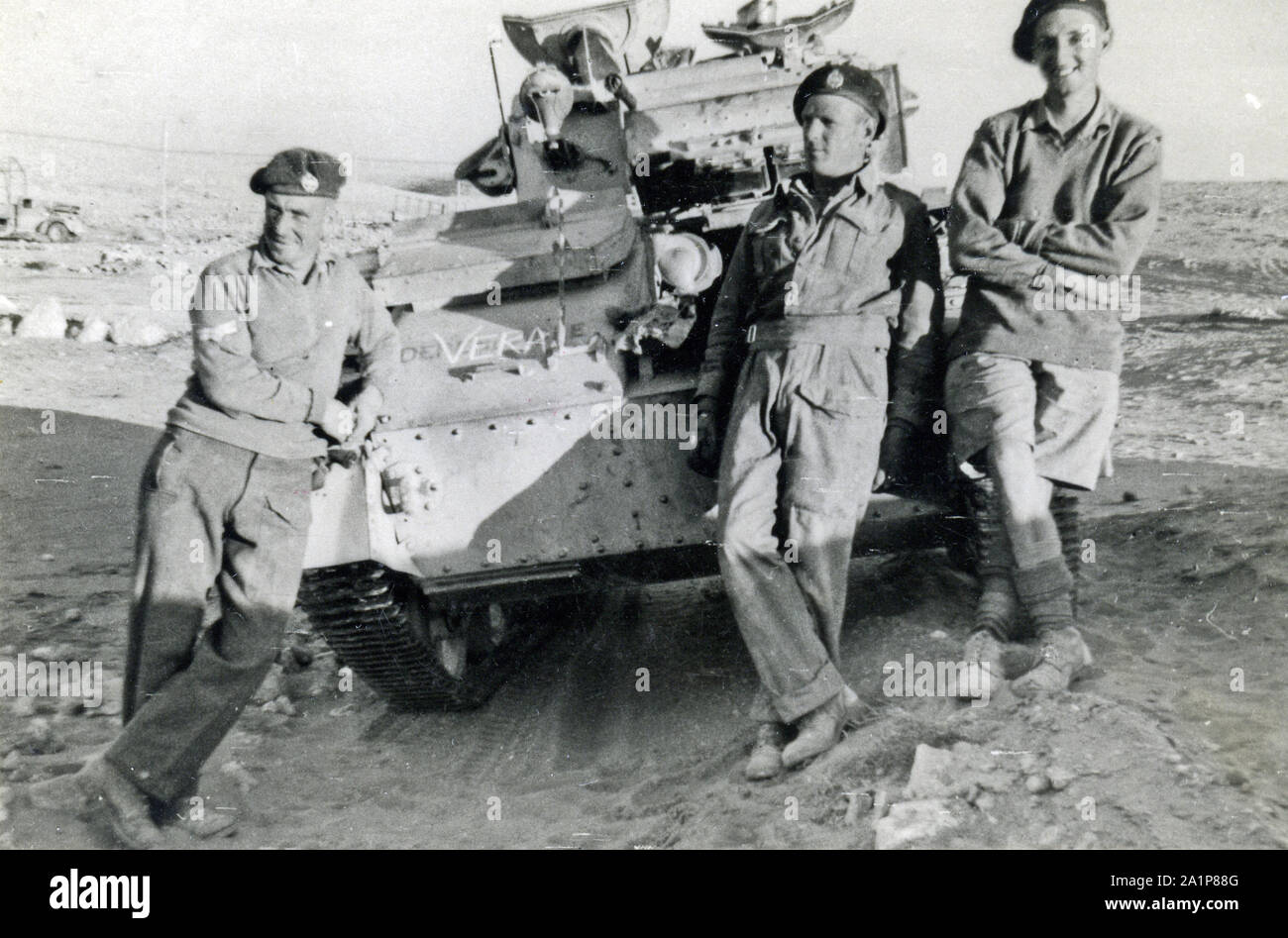 Fotos, die während des 2. Weltkrieges von britischen Soldaten des Royal ...