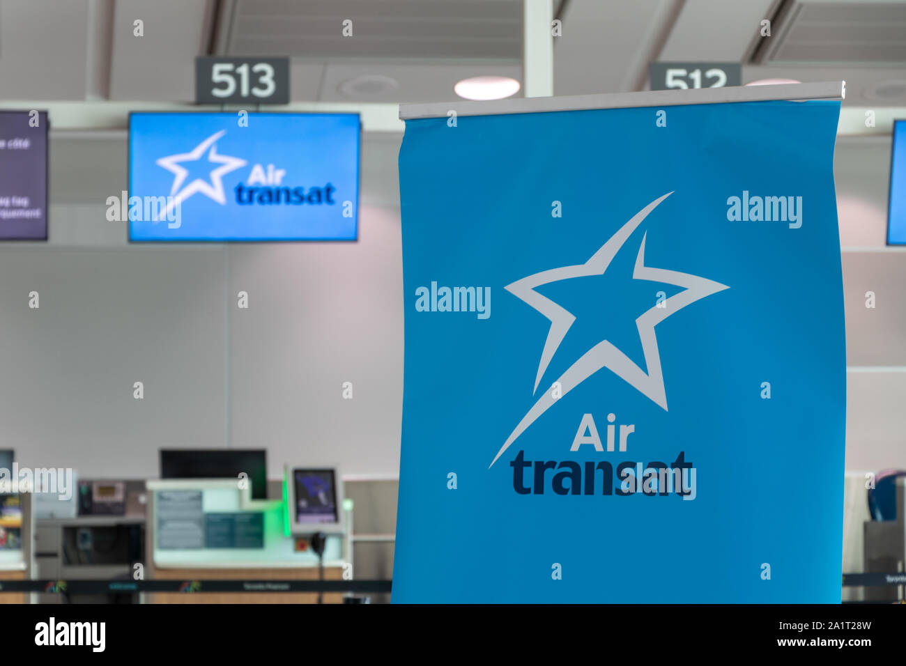 Air transat logo -Fotos und -Bildmaterial in hoher Auflösung – Alamy