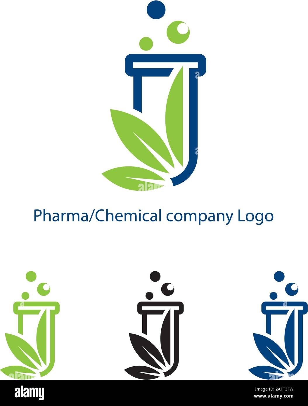 Vector Eco Lab mit Blatt und Flasche lab Logo Vorlage. Logo Gesundheit ...