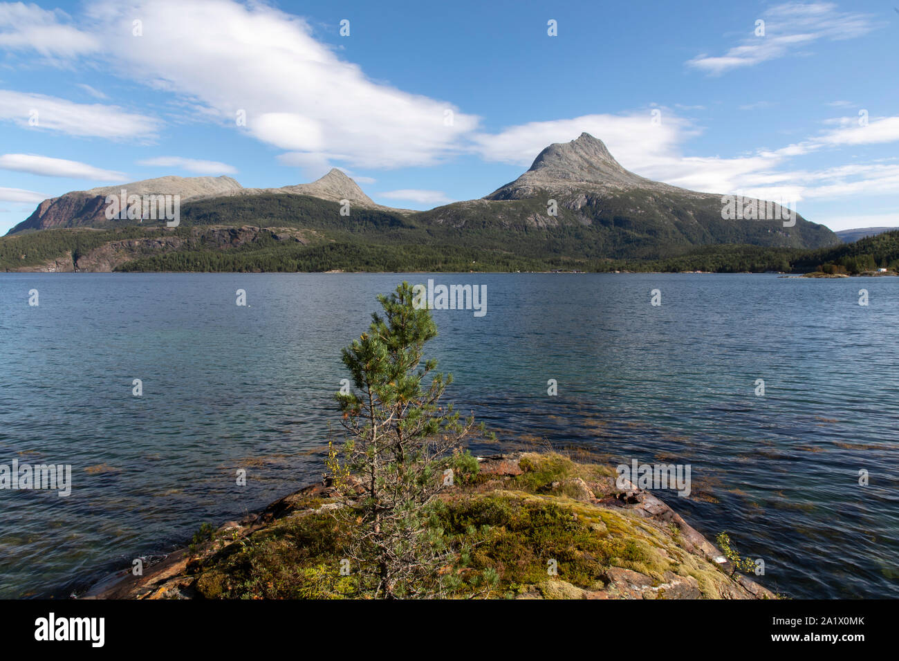 Insel Joa (Jøa) Es ist eine Insel in der Gemeinde von Fosnes in ...