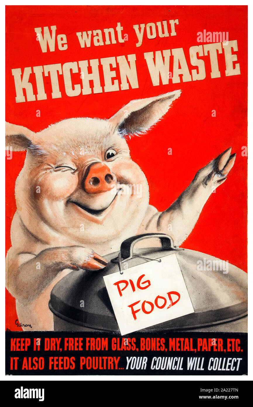 Ww2 Recycling Poster Stockfotos und -bilder Kaufen - Alamy