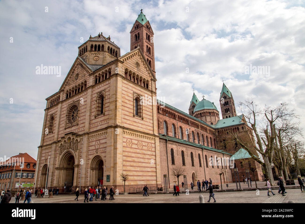 The Speyer Cathedral Stockfotos und -bilder Kaufen - Alamy