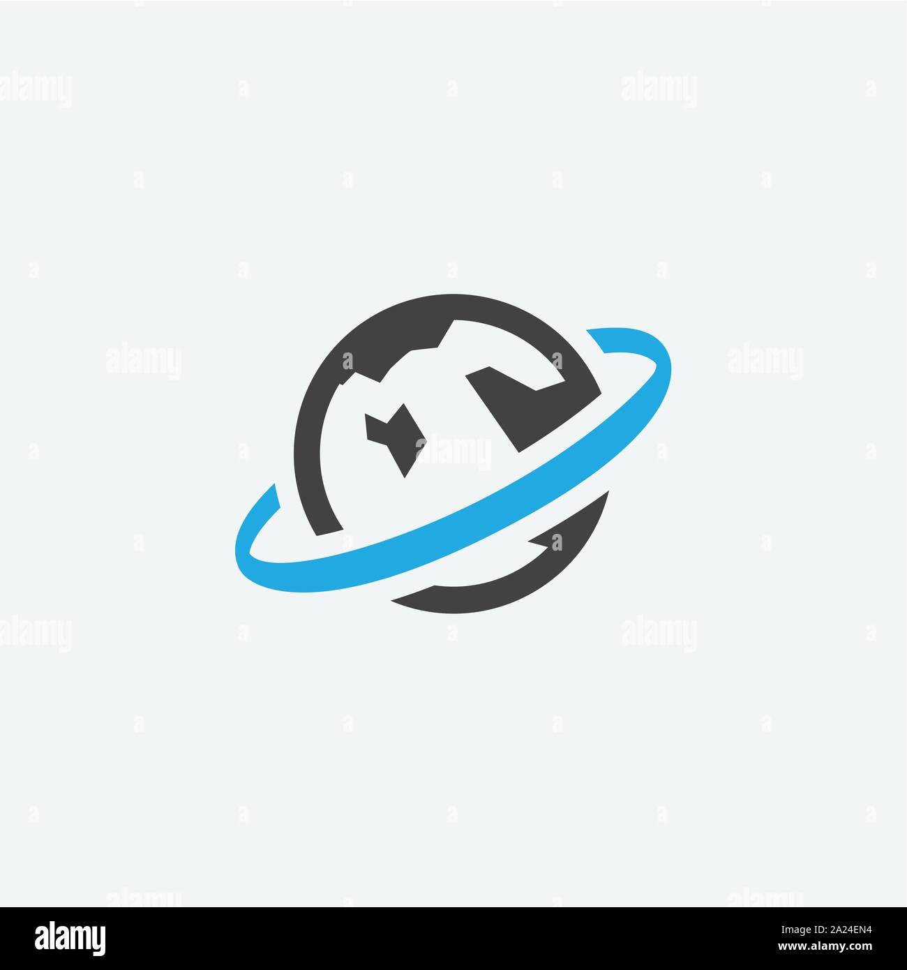 Globus Symbol Vektor-, Welt-Logo, Globus ring logo Vector Illustration ...