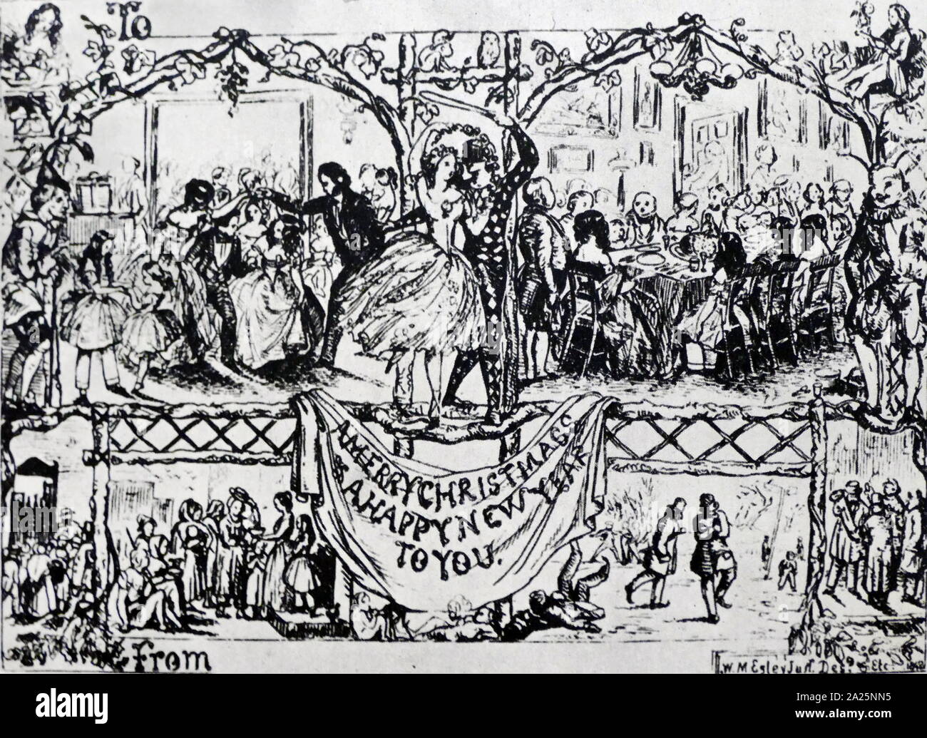 Historische weihnachtskarte -Fotos und -Bildmaterial in hoher Auflösung – Alamy