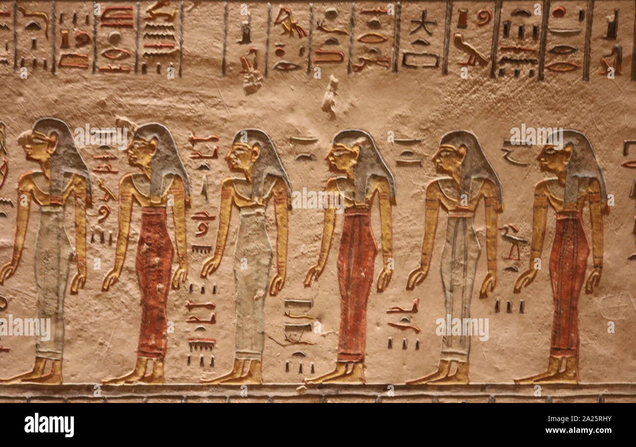 Grab KV 9 im Ägyptischen Tal der Könige wurde ursprünglich von Pharao ...