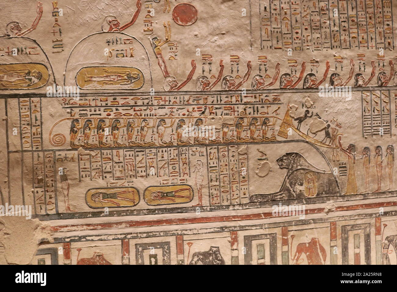 Grab KV 9 im Ägyptischen Tal der Könige wurde ursprünglich von Pharao ...