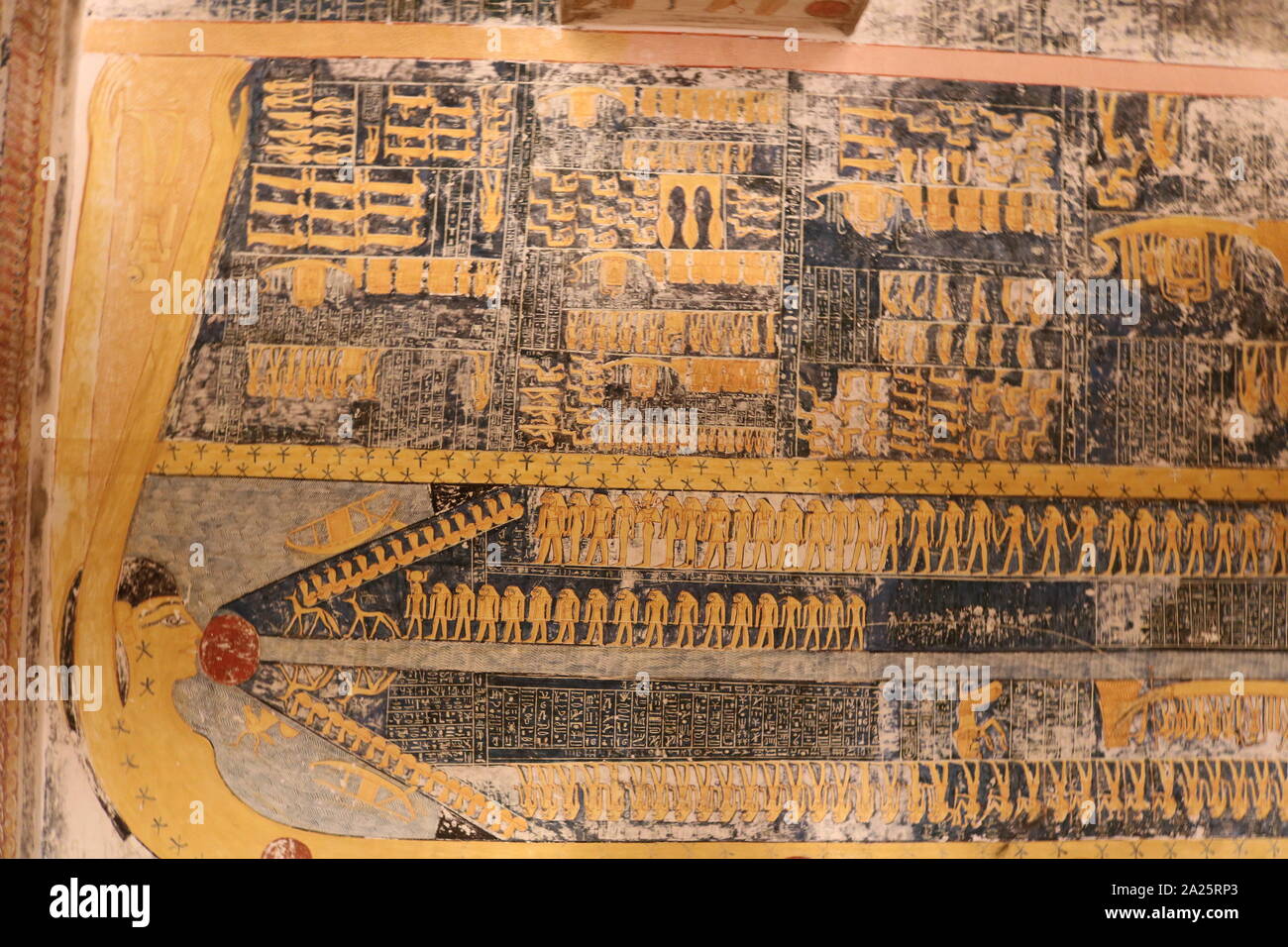 Grab KV 9 im Ägyptischen Tal der Könige wurde ursprünglich von Pharao ...