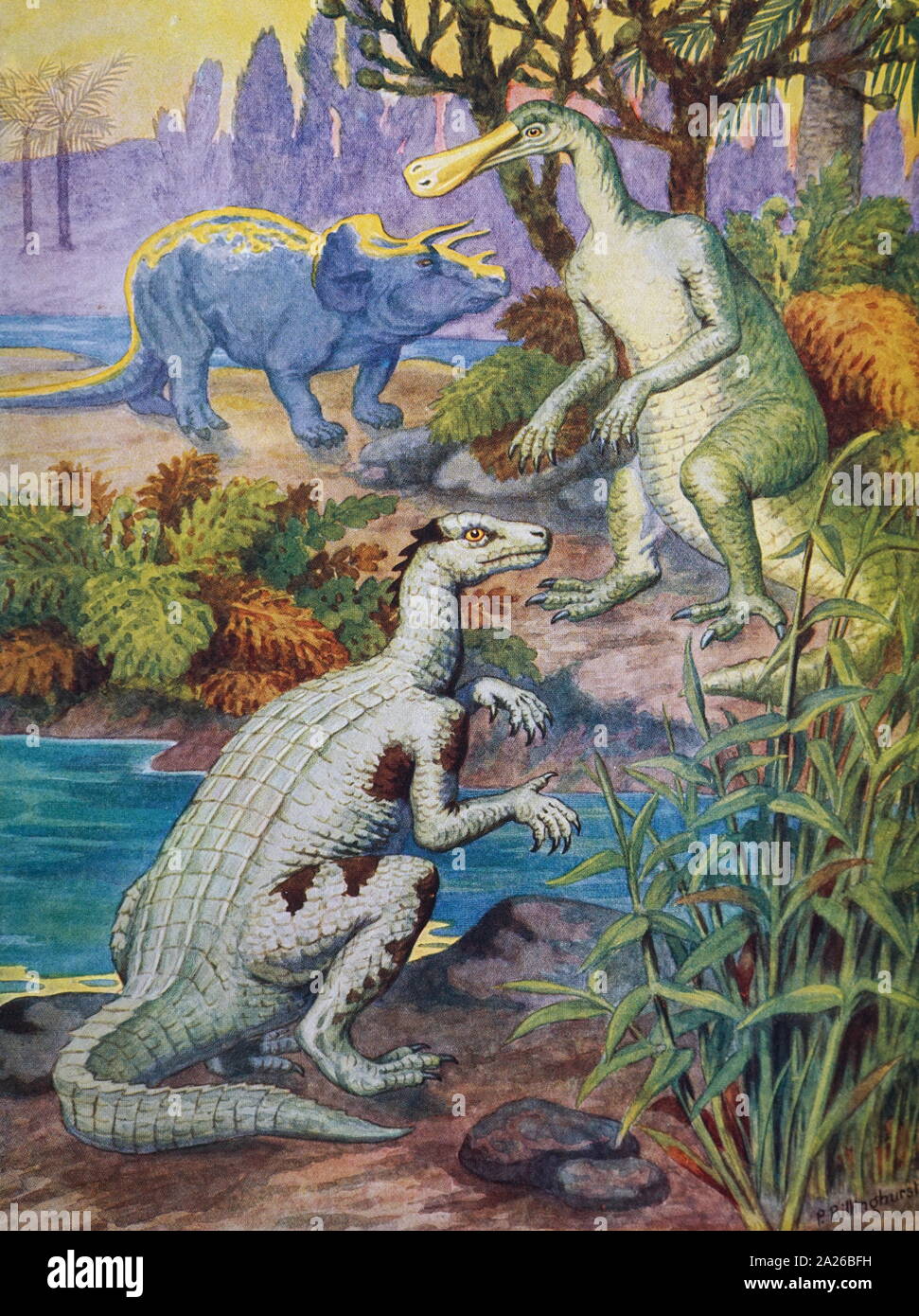 Drei dinosaurier -Fotos und -Bildmaterial in hoher Auflösung – Alamy