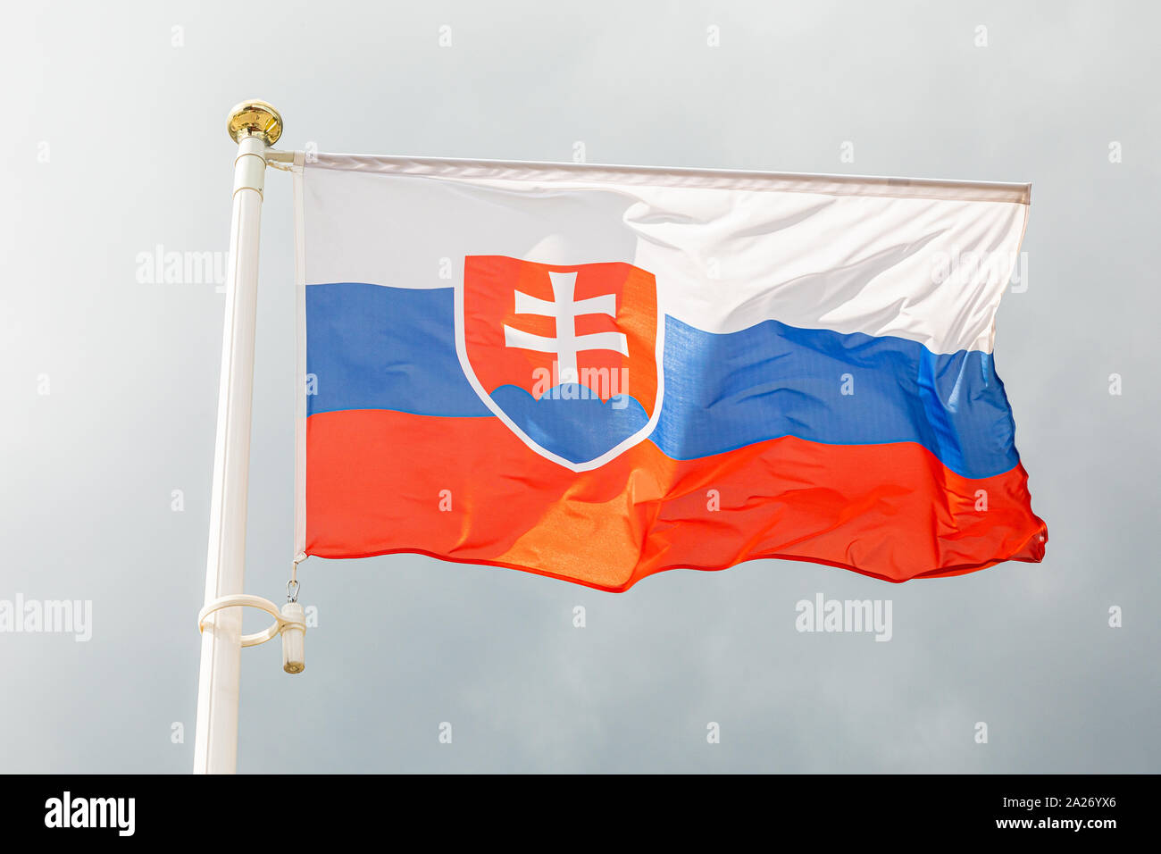Slowakische Fahne Stockfotos und -bilder Kaufen - Alamy